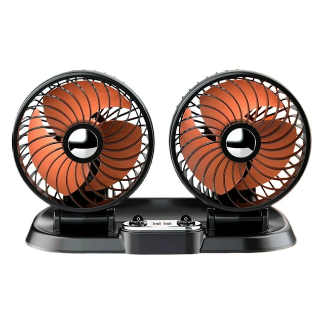 MezoJaoie Golf Cart Fan 24V Double-head USB Car Dashboard Fans ...
