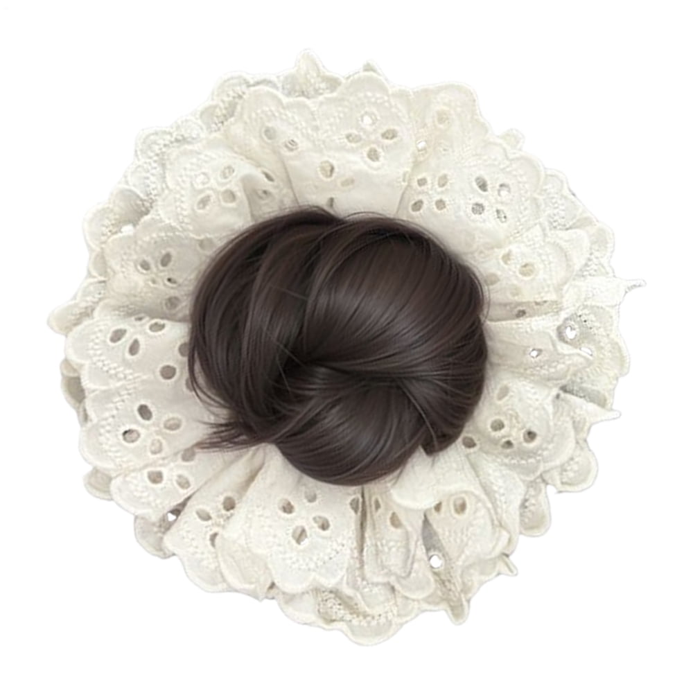 MezoJaoie Hair Bun Extension Women Lace Updo Bun Hair Pieces Ponytail ...
