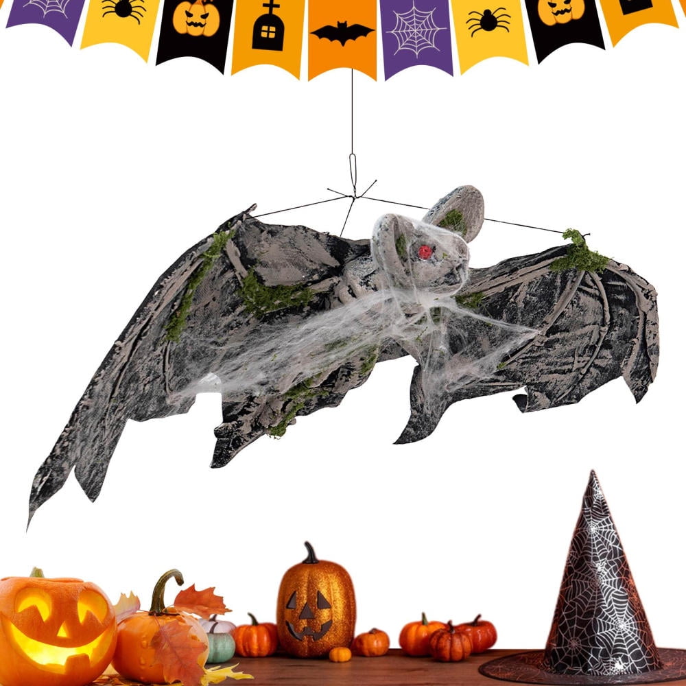 MezoJaoie Halloween Bats Realistic Giant Bats Decor Ornament Halloween ...