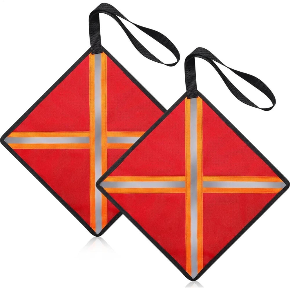 MezoJaoie Kayak Safety Flag High Visibility Reflective Safety Flags ...