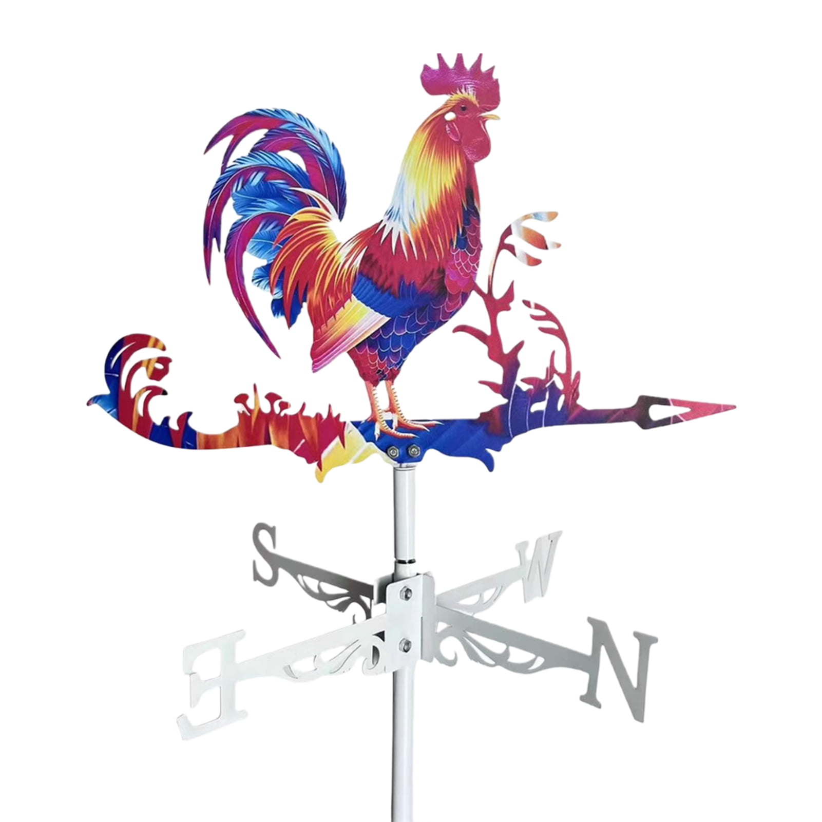 MezoJaoie Metal Rooster Weathervane,Outdoor Animals Decorations,Animals ...