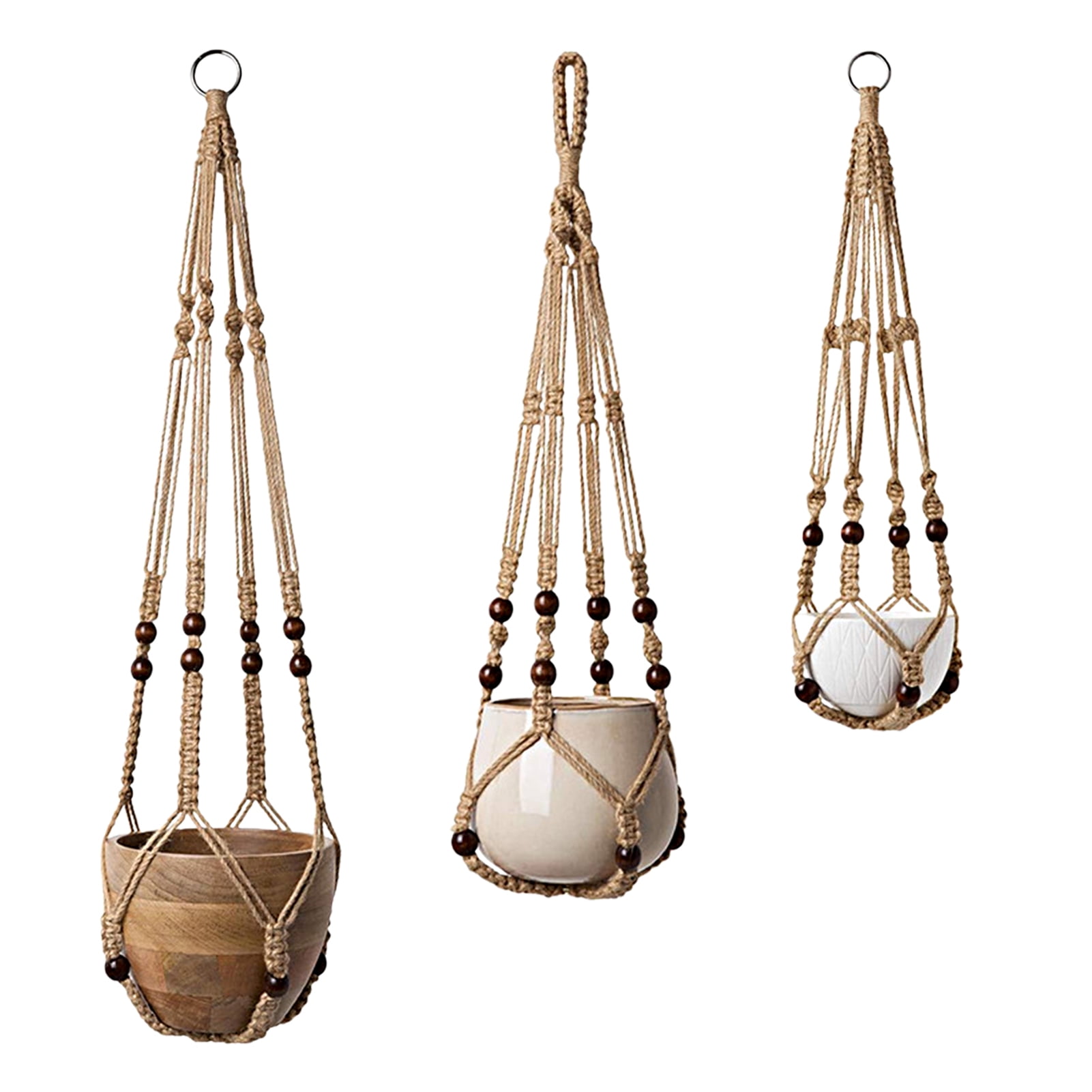 MezoJaoie Plant Hanger Indoor,Decorative Rope Plant Hanger Plant Pot ...