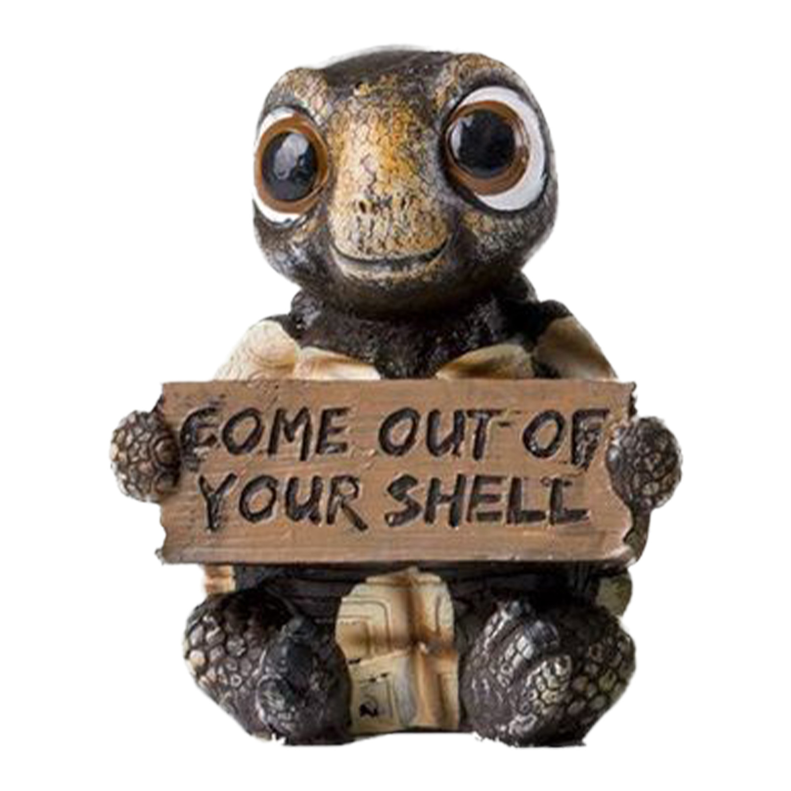 MezoJaoie Sea Turtle Statue,Turtle Resin Statue with Funny Signs ...