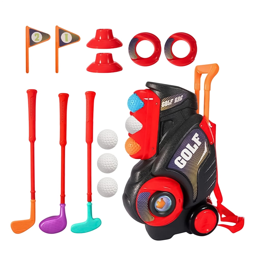 MezoJaoie Toddler Golf Set Portable Golf Club Set Outdoor Toy for Girl ...
