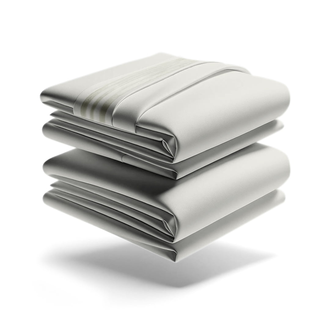 Mezzati Linens Brushed Microfiber Bed Sheet Set - Twin XL, 3pc, Silver ...