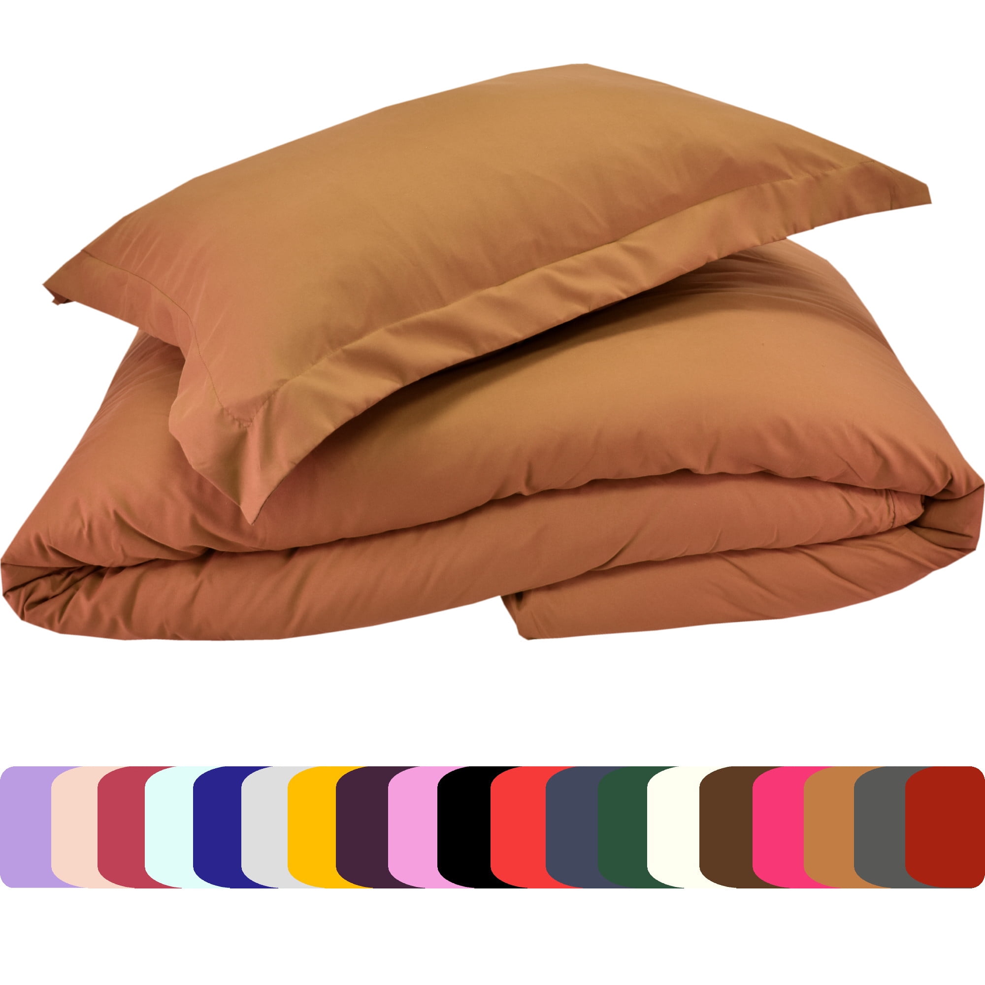 Mezzati Duvet Cover 3 piece Set – Brushed Microfiber Luxury Soft ...