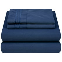 Crayola Navy Blue Microfiber Sheet Set - Walmart.com