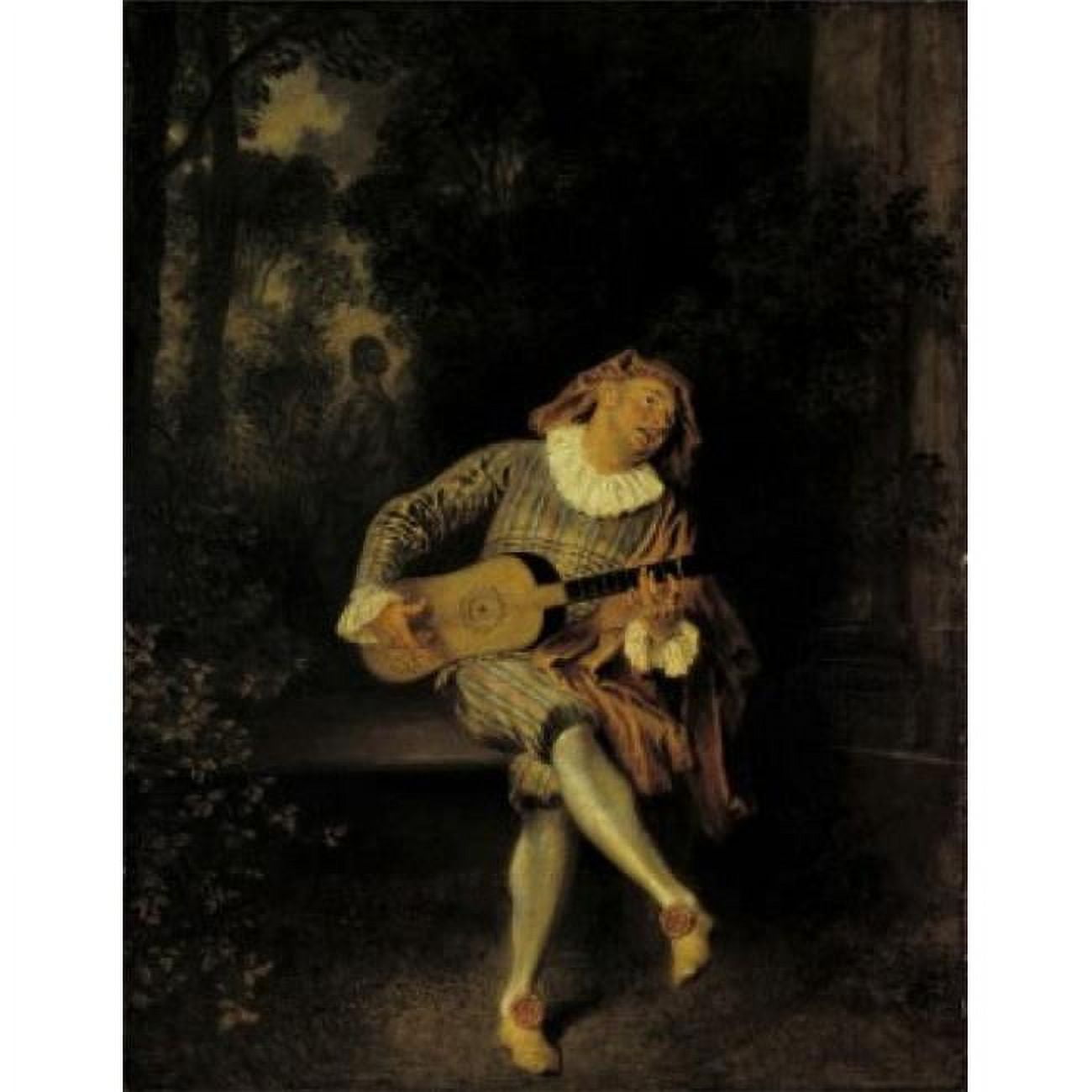 Mezzetin C 1719 Jean Antoine Watteau 1684-1721 French Oil on Canvas ...