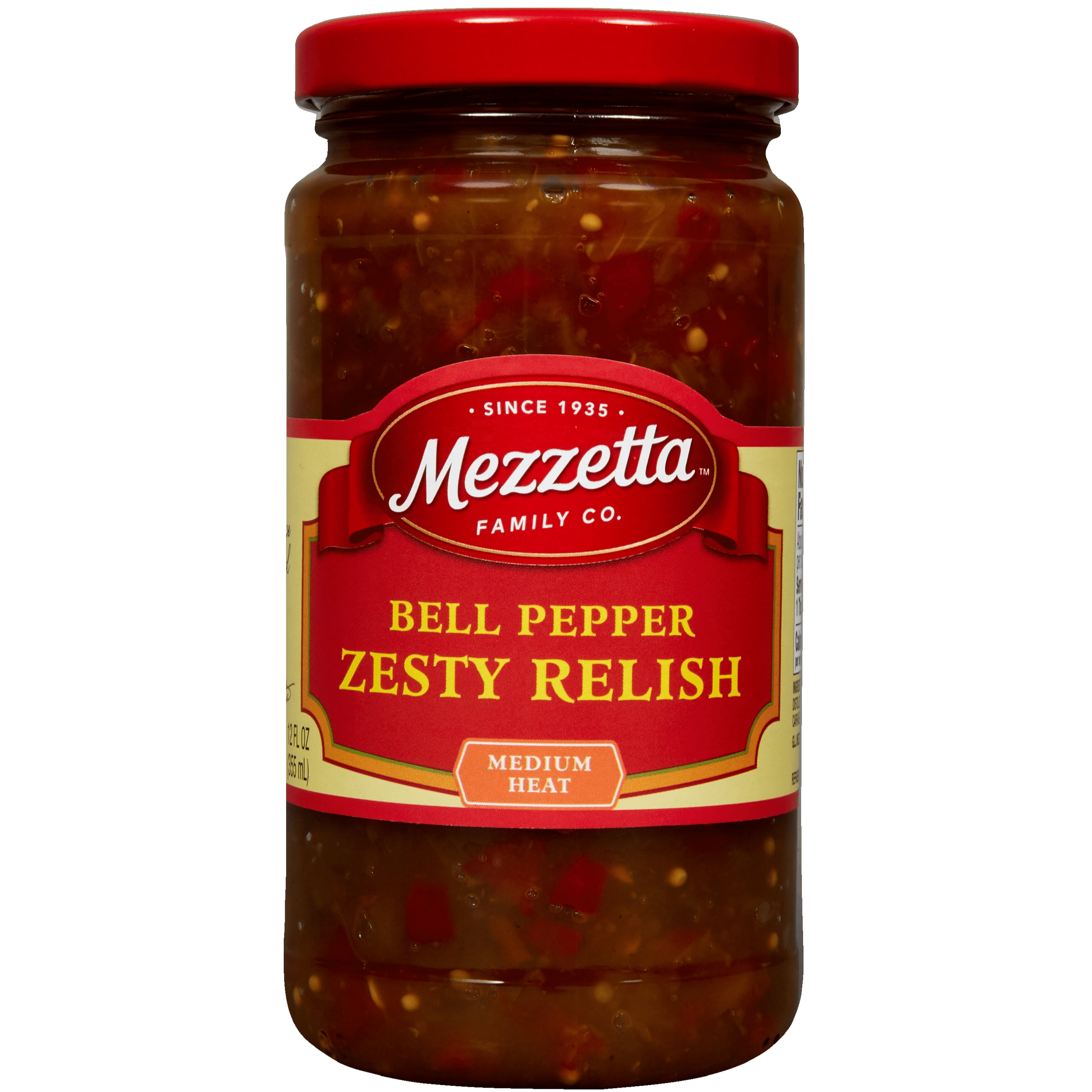 Mezzetta Bell Pepper Zesty Relish, 12 fl oz Jar - Walmart.com