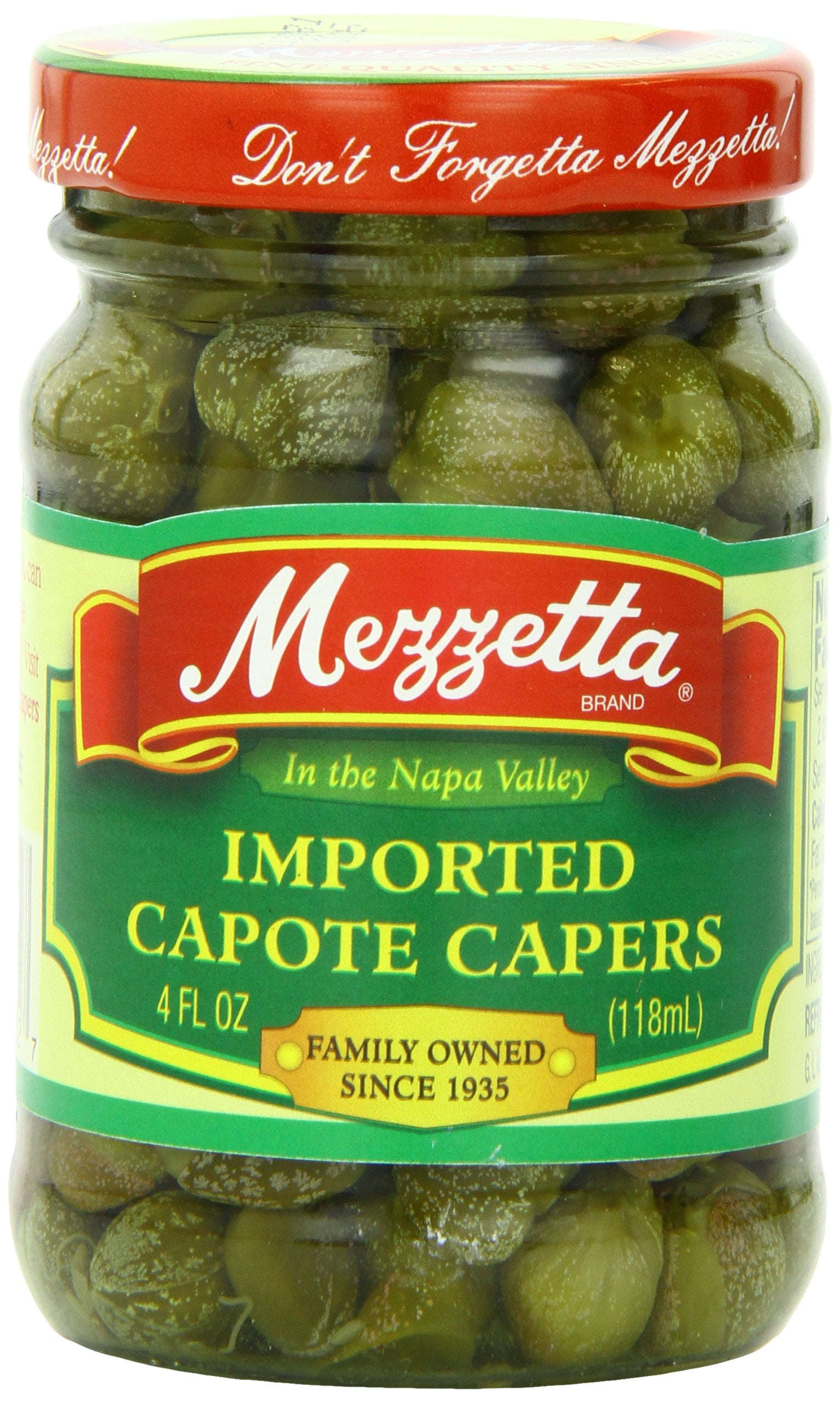 Mezzetta Capers, Capote, 4 Ounce (Pack of 12) - Walmart.com