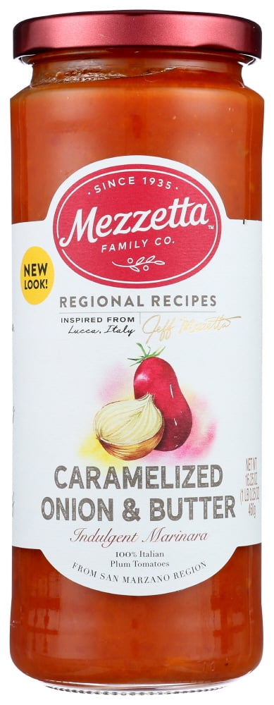 Mezzetta Caramelized Onion And Butter Tomato Sauce, 16.25 Oz - Walmart.com