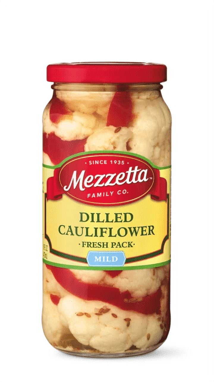 Mezzetta Dilled Pickled Cauliflower, 2-Pack 16 oz Glass Jars - Walmart.com