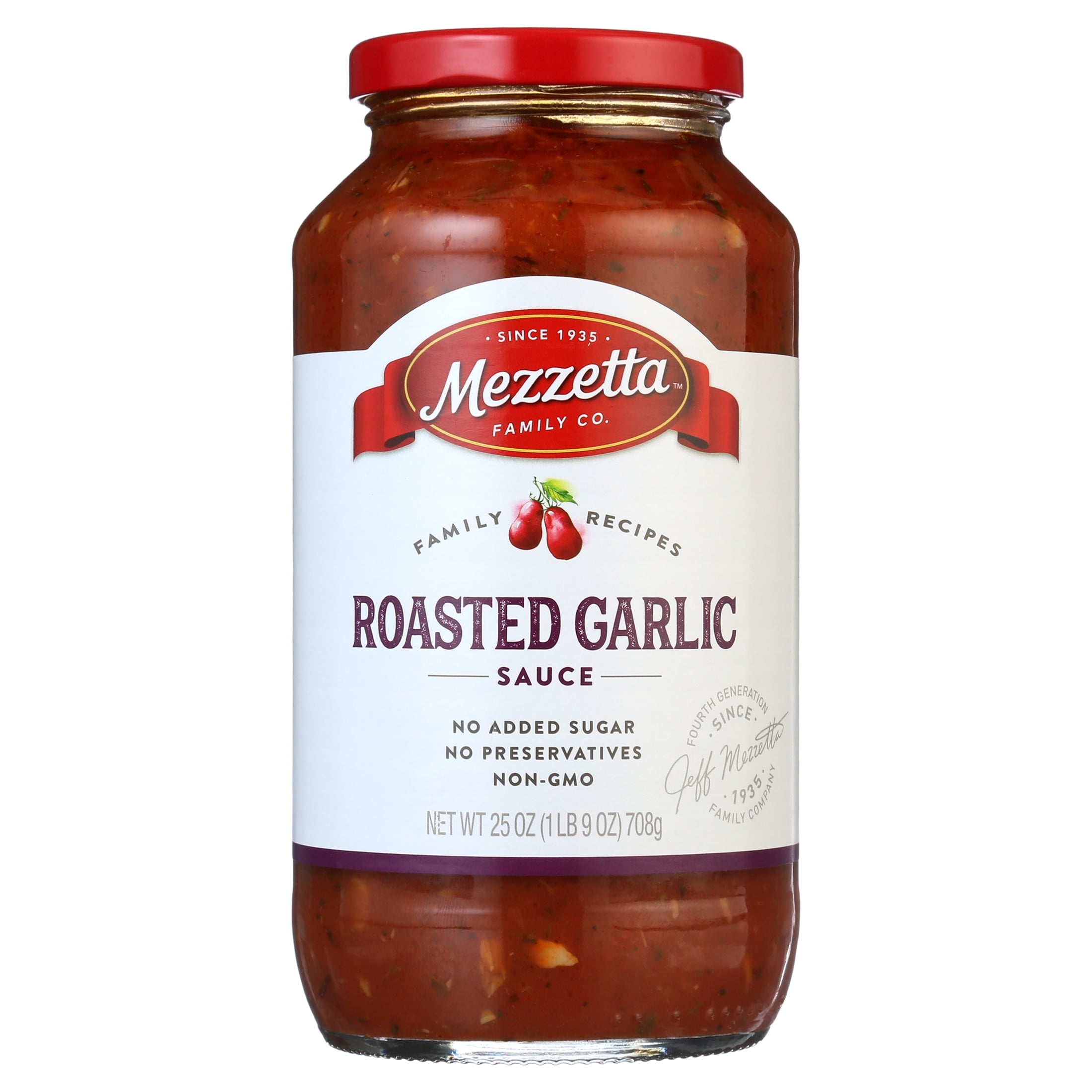 (2 pack) Mezzetta Family Recipes Roasted Garlic Sauce 25 oz Jar ...