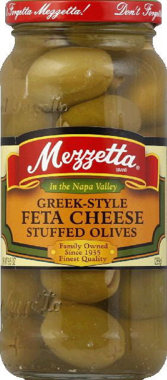 Mezzetta Feta Cheese Stuffed Olives, 2-Pack 9.5 oz. Jars - Walmart.com