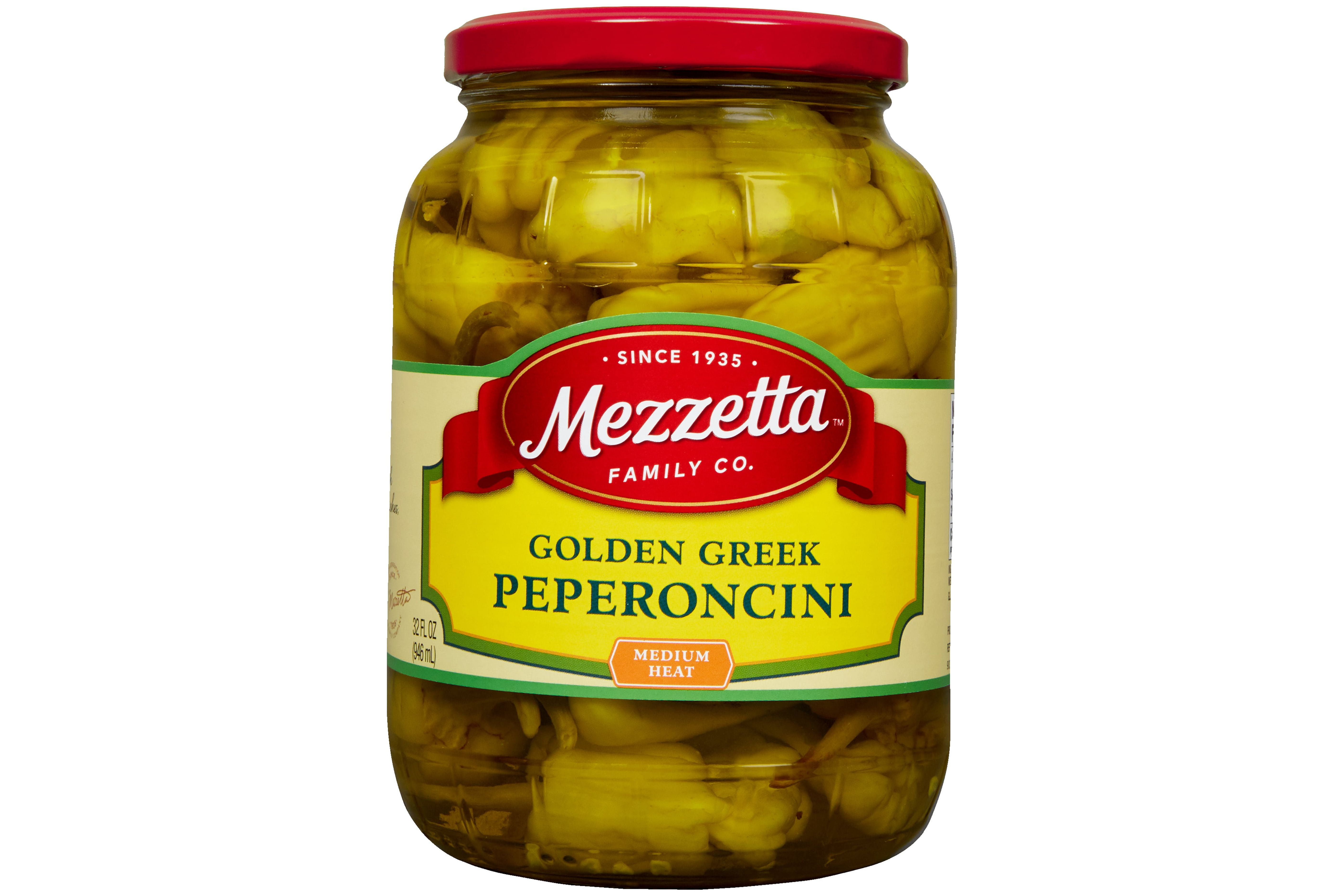 Mezzetta Golden Greek Peperoncini, 32 fl oz Jar - Walmart.com