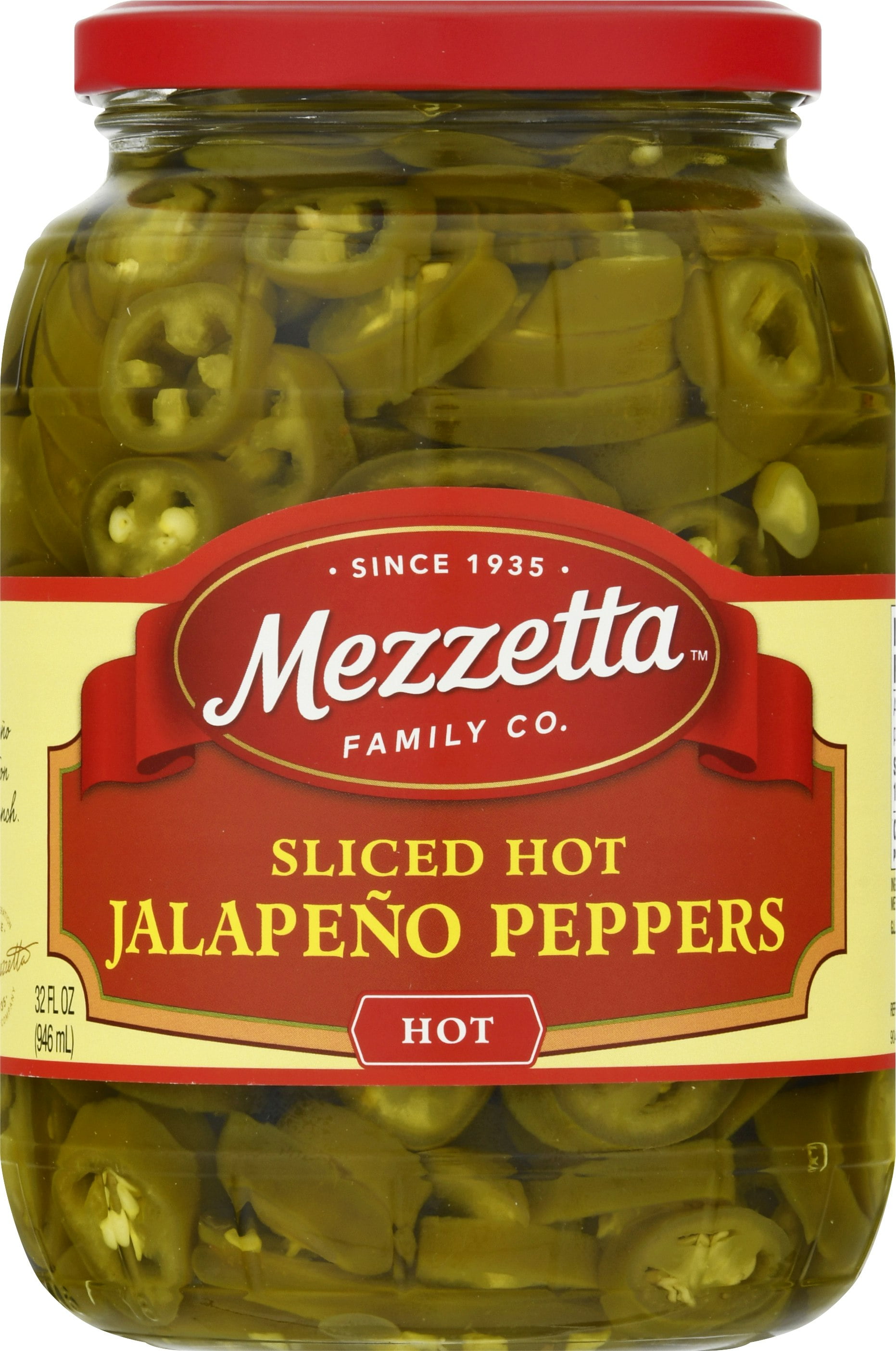 Mezzetta Hot Jalapeno Pepper Slices 32 oz (Pack of 6) - Walmart.com