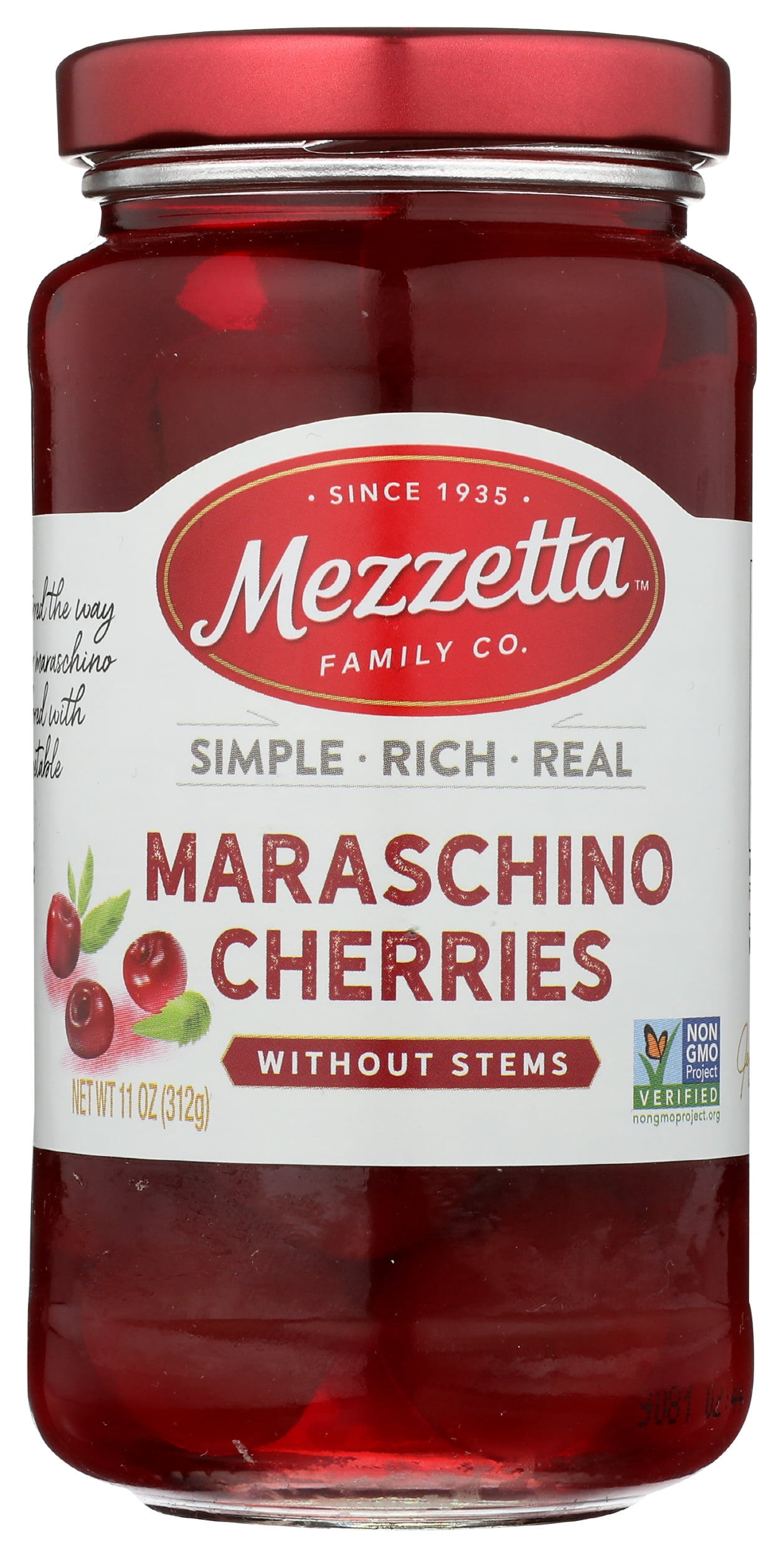 Mezzetta Maraschino Cherries 11 Ounce (Pack Of 6) - Walmart.com