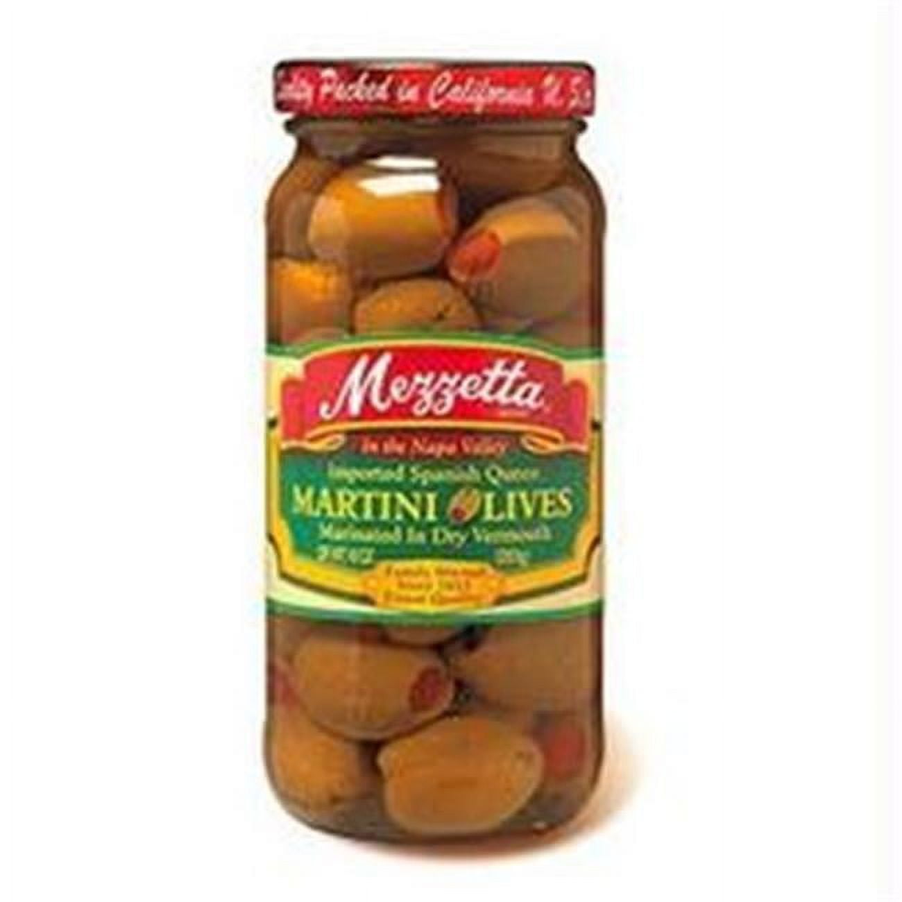 Mezzetta Mezzetta Spanish Queen Martini Olives Marinated Dry Vermouth ...