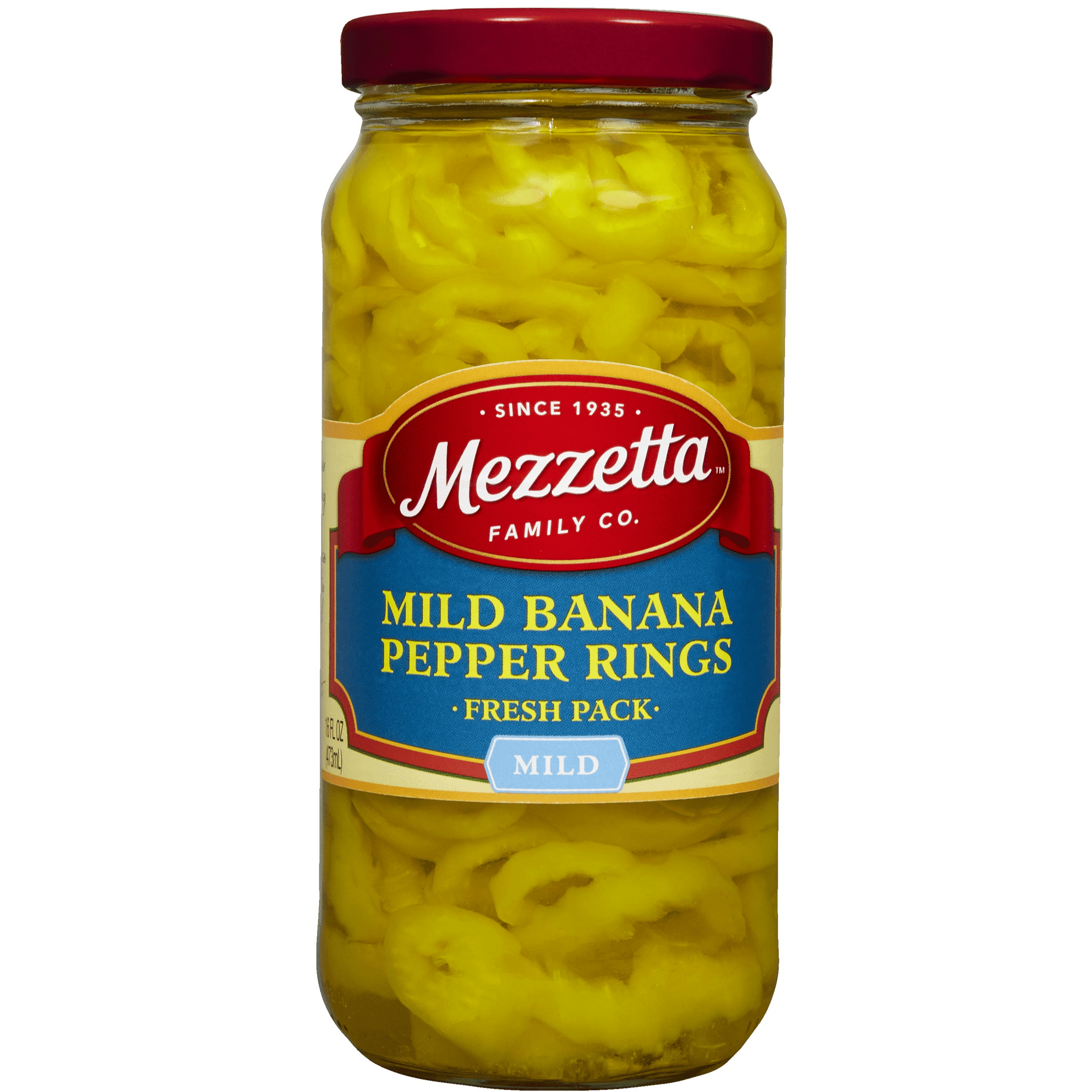 Mezzetta Mild Banana Pepper Rings, 16 fl oz Jar (1 Pack) - Walmart.com