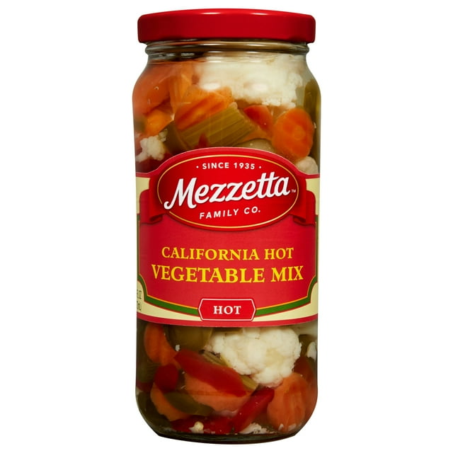 Mezzetta Mixed Vegetable Hot 16 oz (Pack Of 6) - Walmart.com