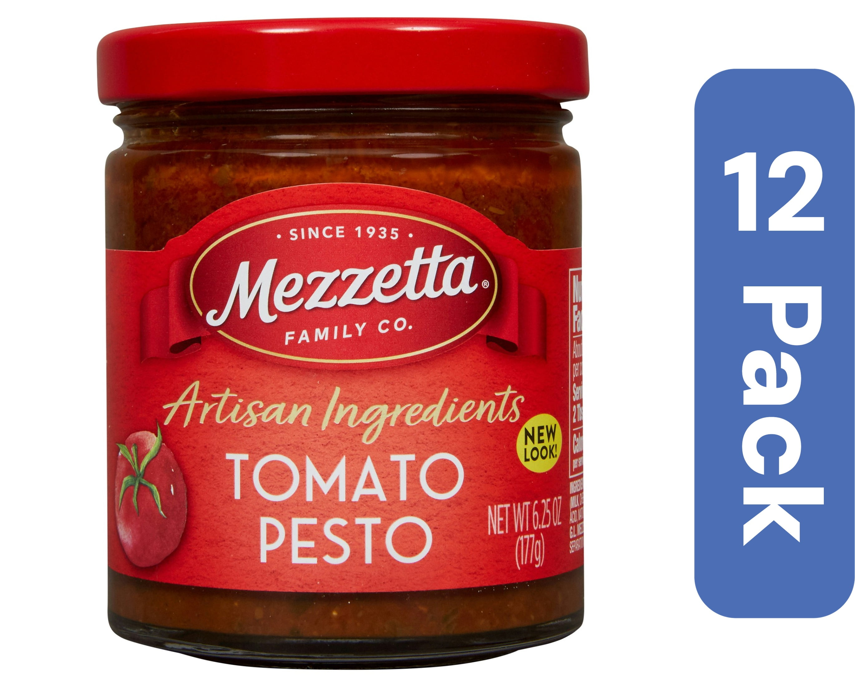 Mezzetta Pesto Sauce Sundried Tomato 6.25 oz (Pack Of 12) - Walmart.com