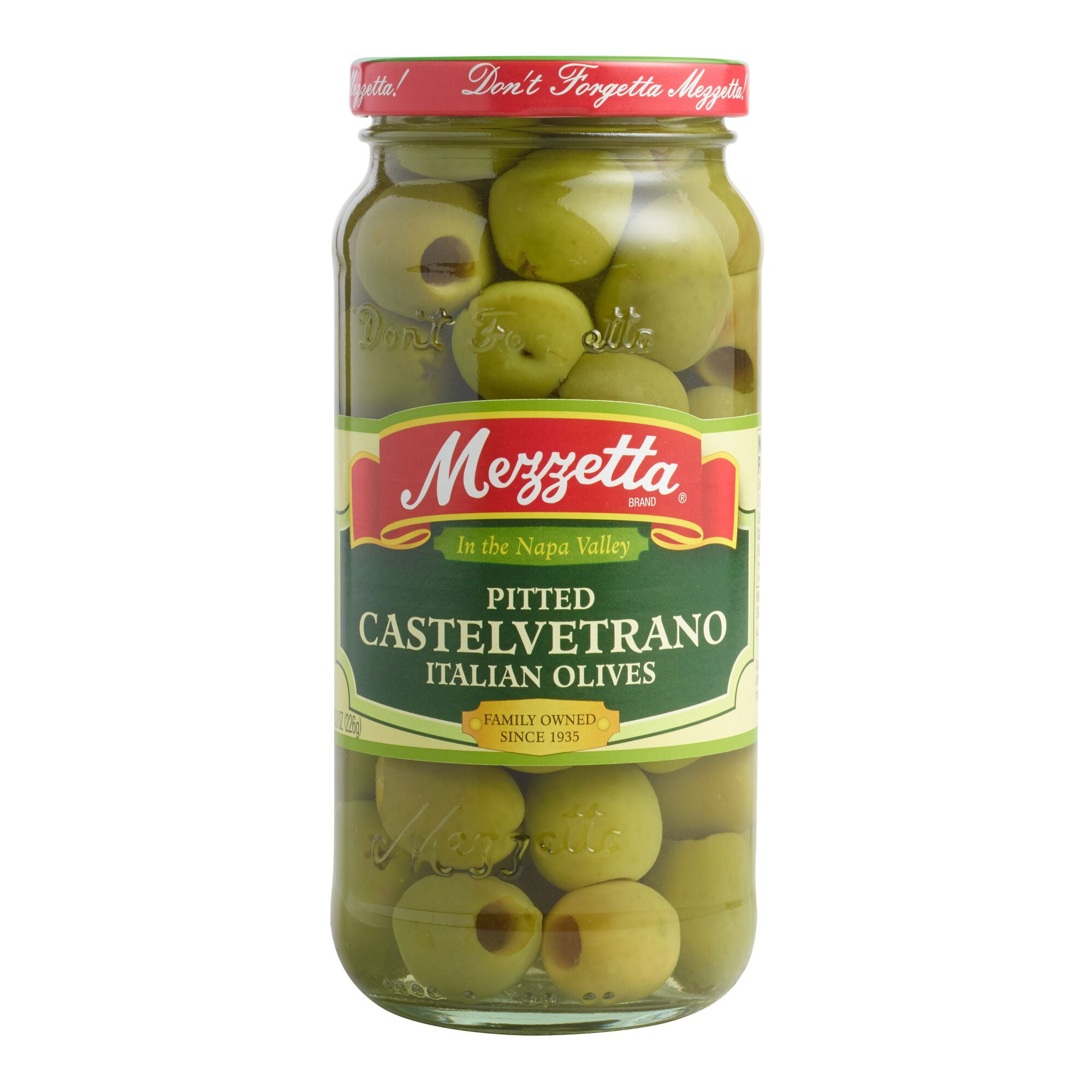 Mezzetta Pitted Castelvetrano Olives 8 oz Pack of 2 - Walmart.com