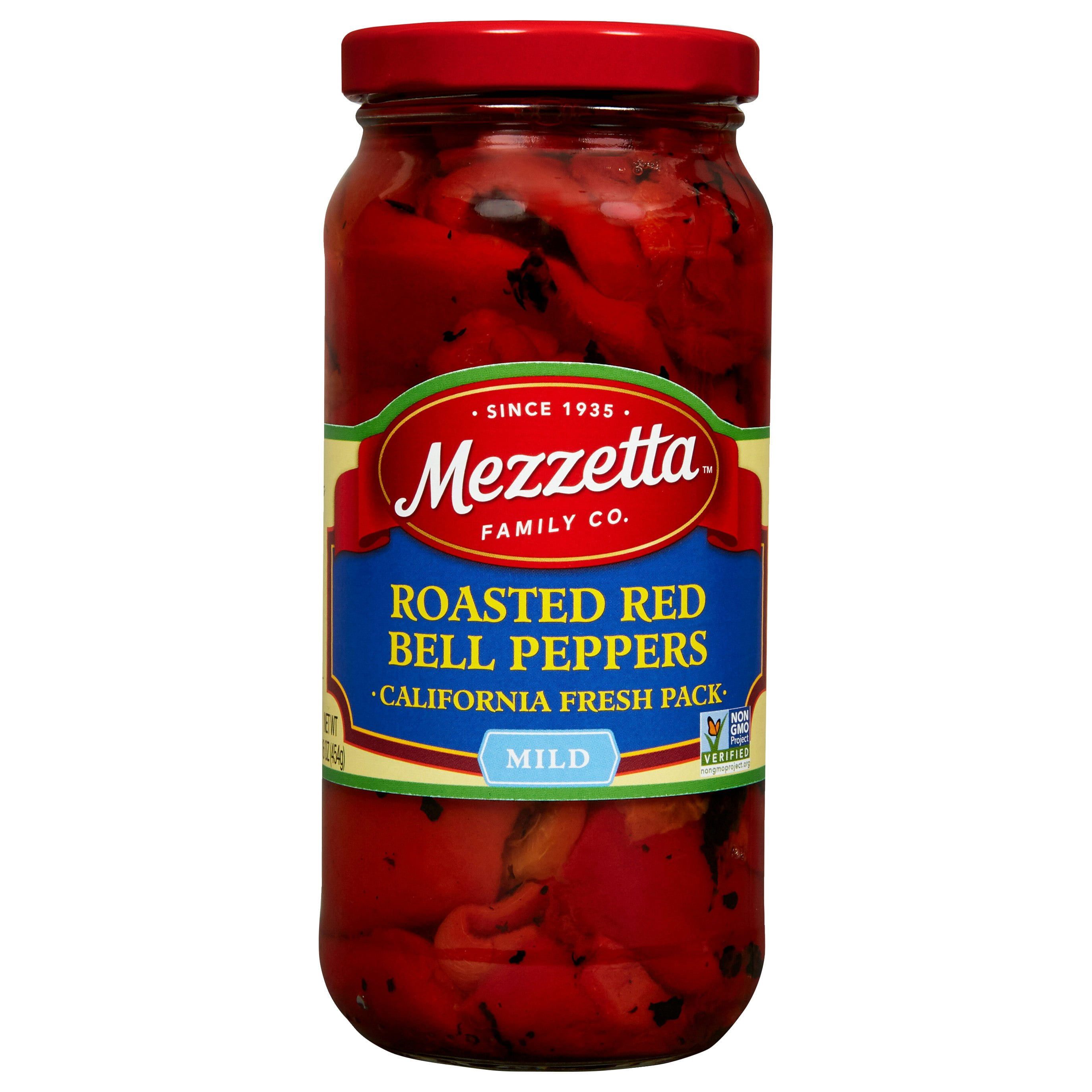 Mezzetta Roasted Red Bell Peppers 16 oz (Pack of 6) - Walmart.com