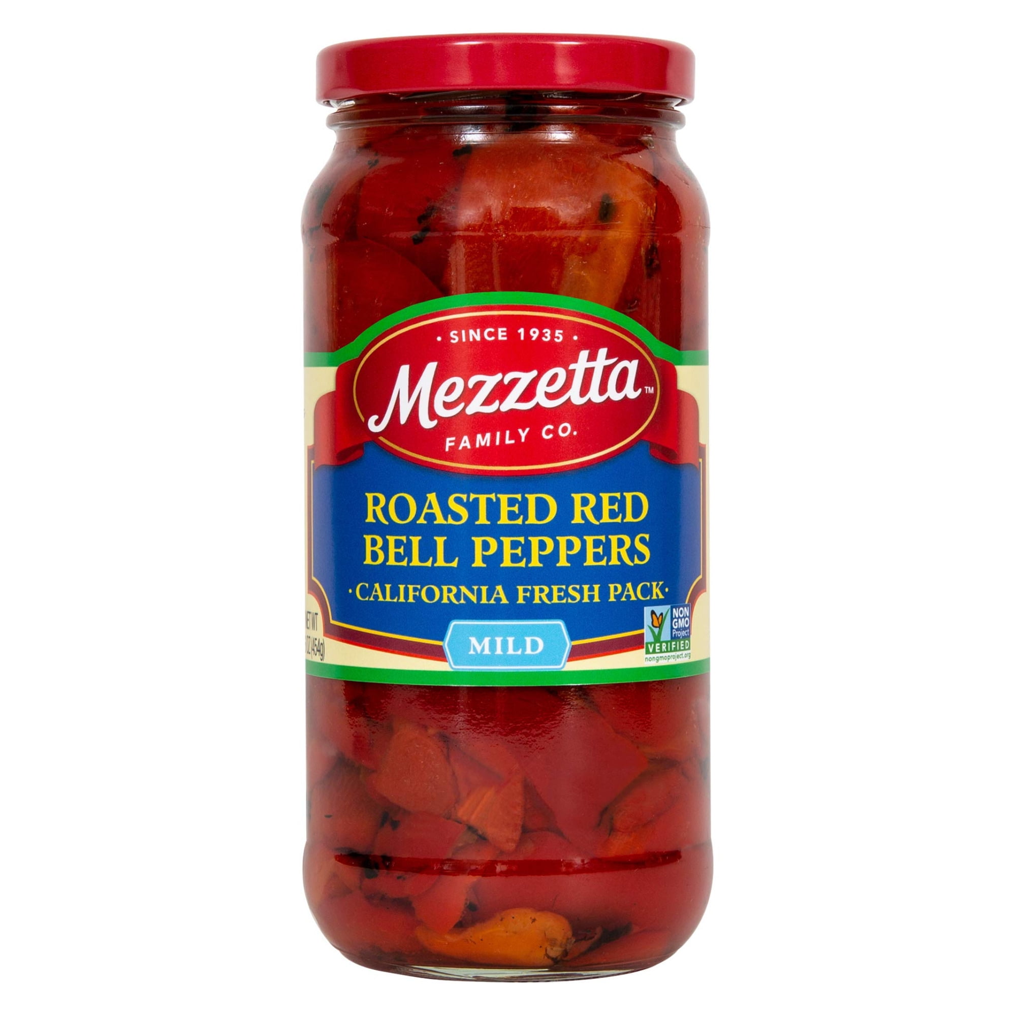 Mezzetta Roasted Red Bell Peppers (Pack of 3) - Walmart.com