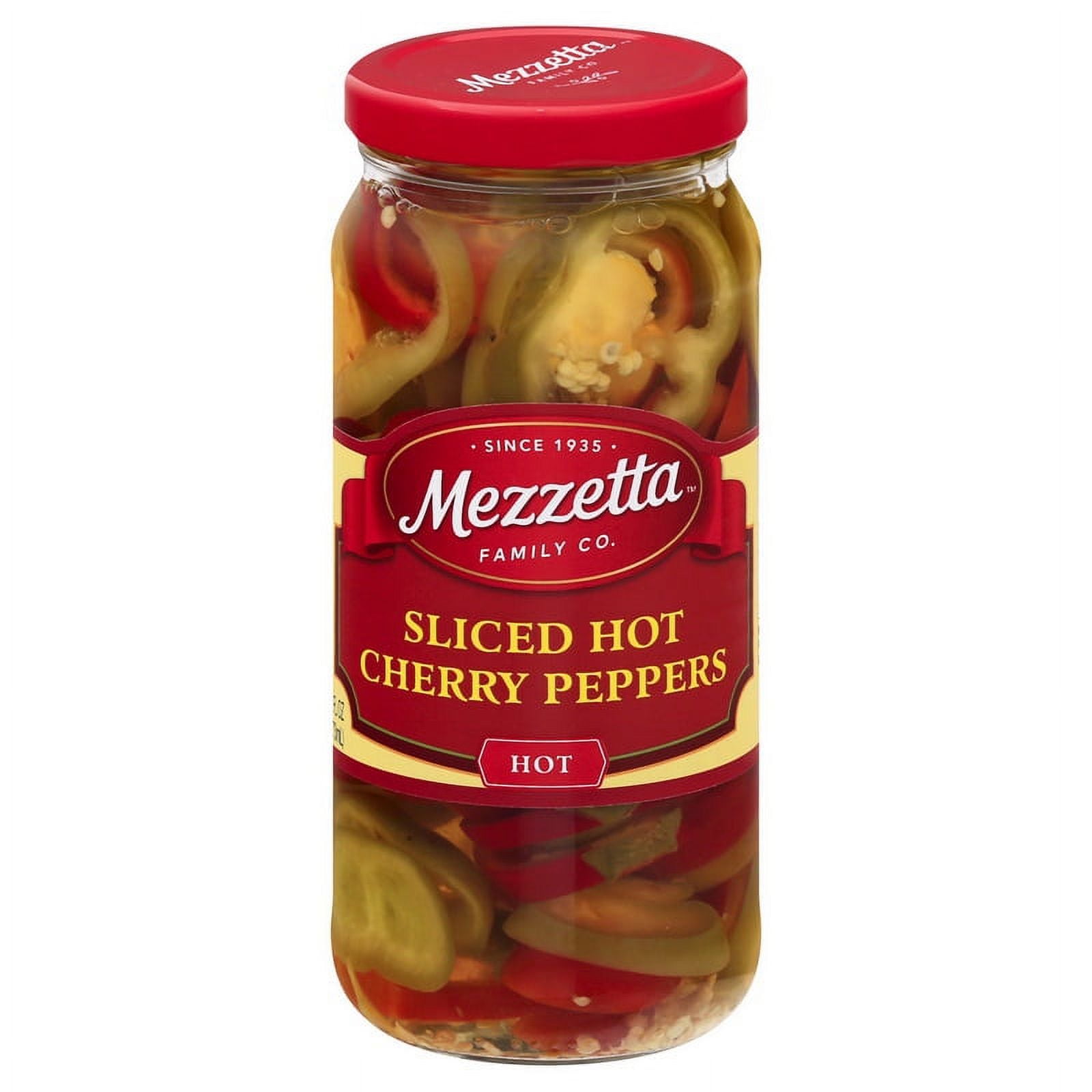 Mezzetta Sliced Hot Cherry Peppers, 16 fl oz - Walmart.com