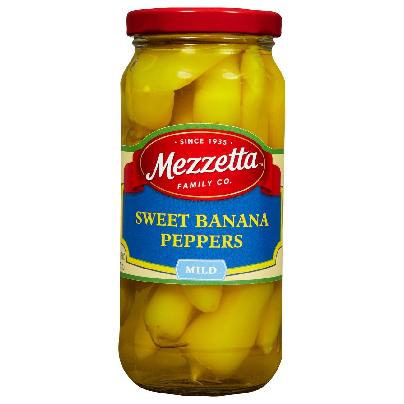 Mezzetta Sweet Banana Peppers Mild 16 oz Vibrant Yellow Zing Crunchy ...