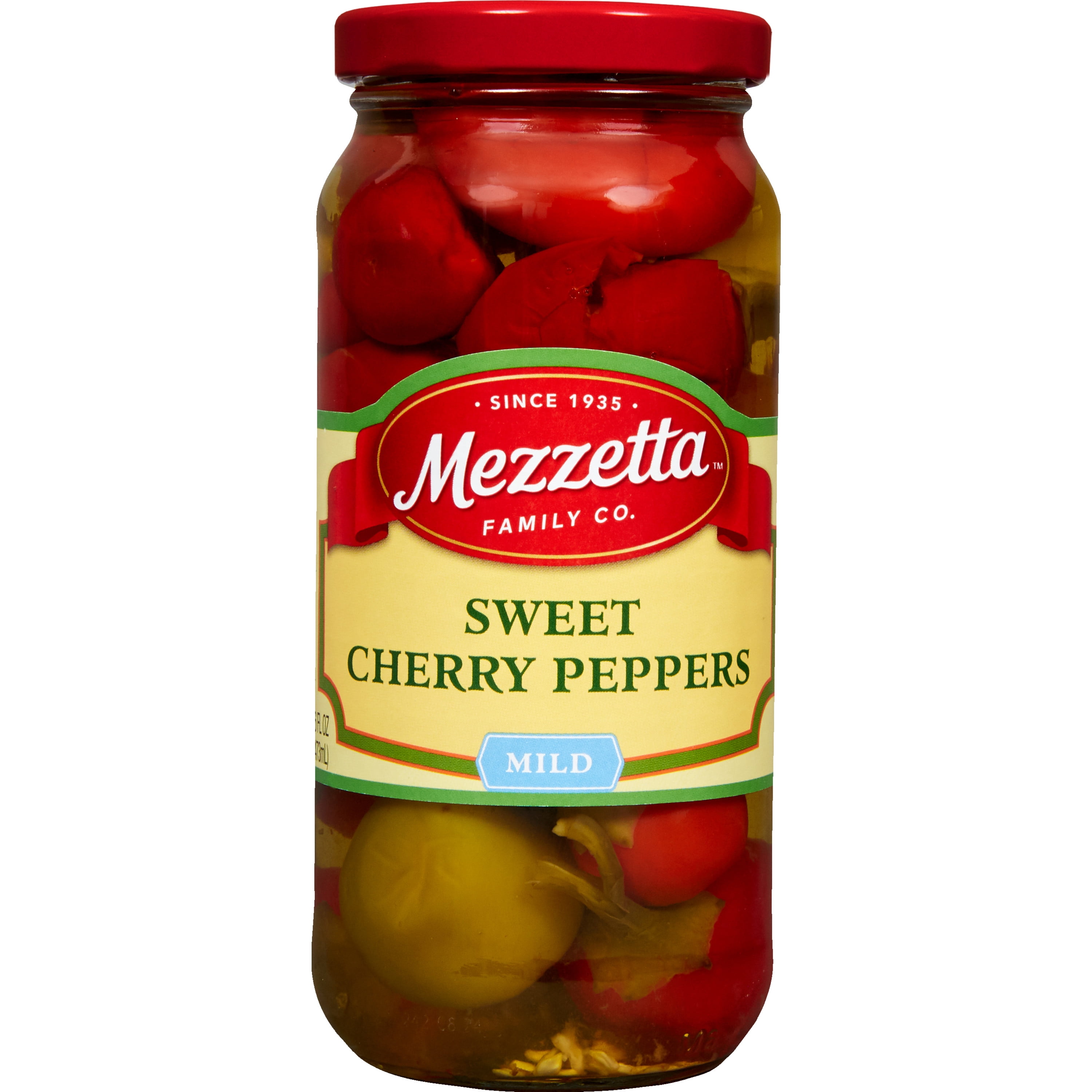 Mezzetta Sweet Cherry Peppers, 16 fl oz Jar - Walmart.com
