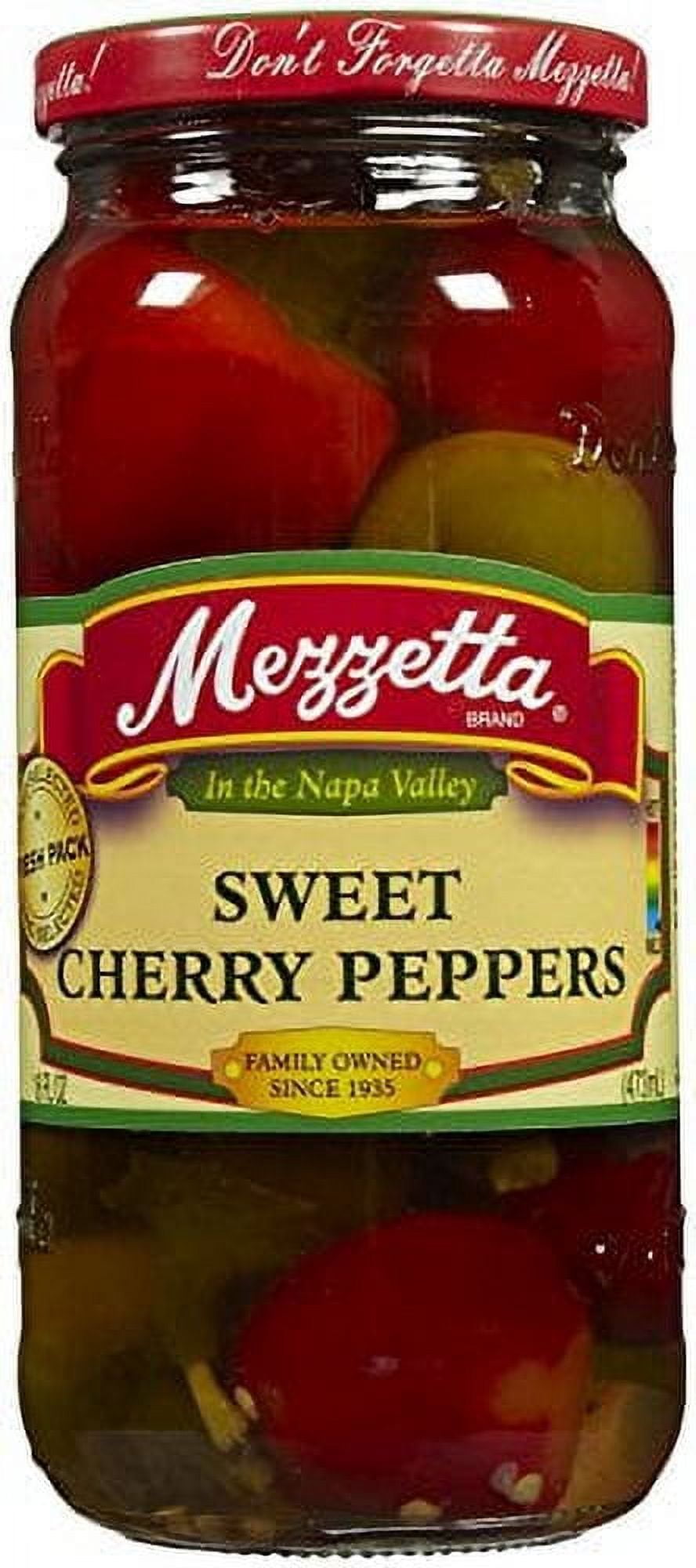 Mezzetta Jar of Sweet Cherry Peppers, 16 oz - Walmart.com