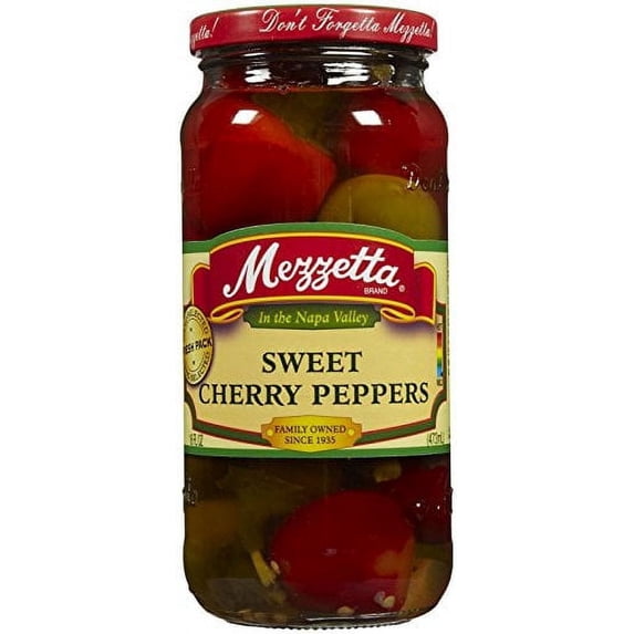 Mezzetta Jar of Sweet Cherry Peppers, 16 oz - Walmart.com