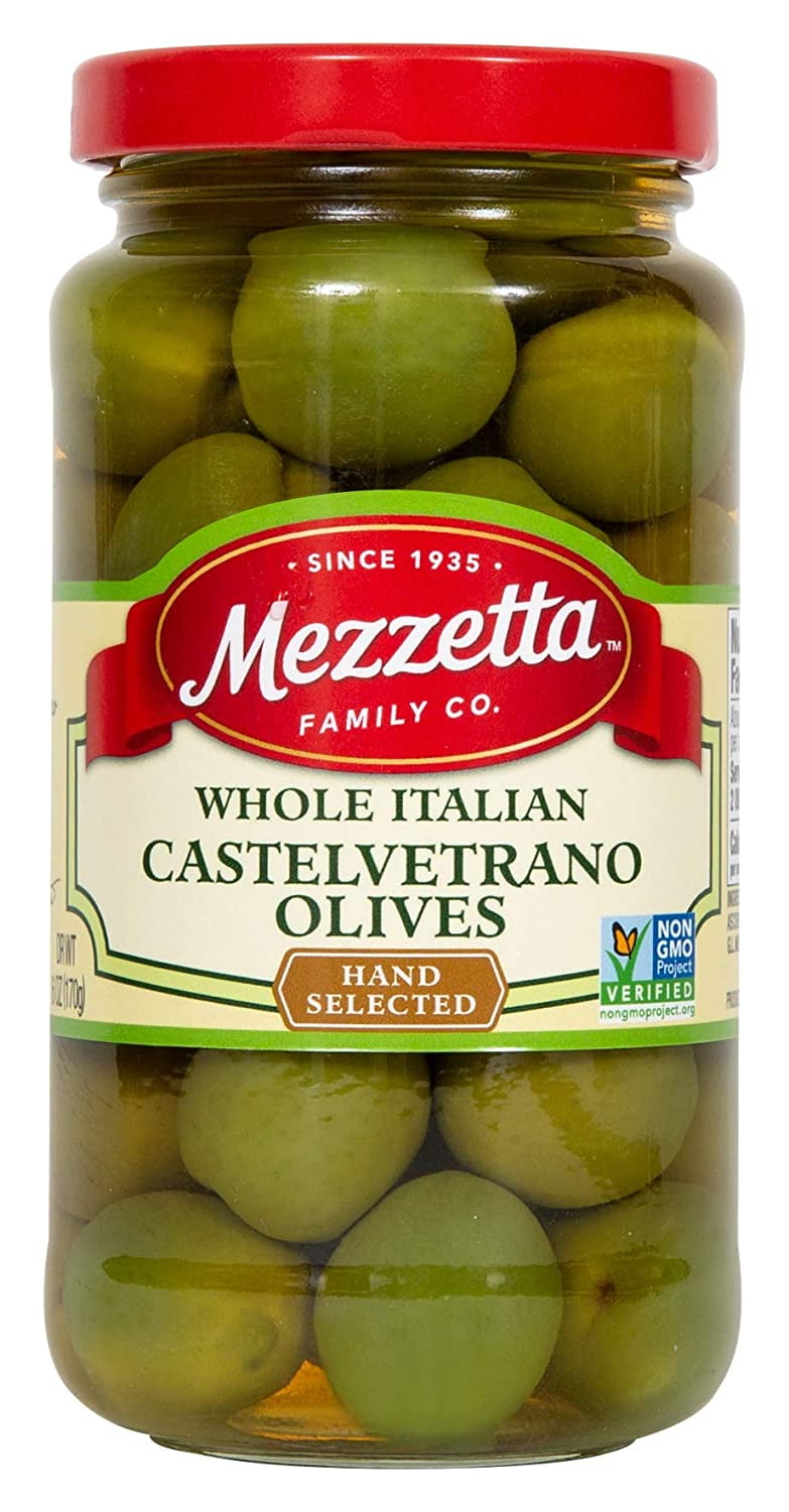 Mezzetta Whole Castelvetrano Italian Green Olives, 10 oz - Walmart.com