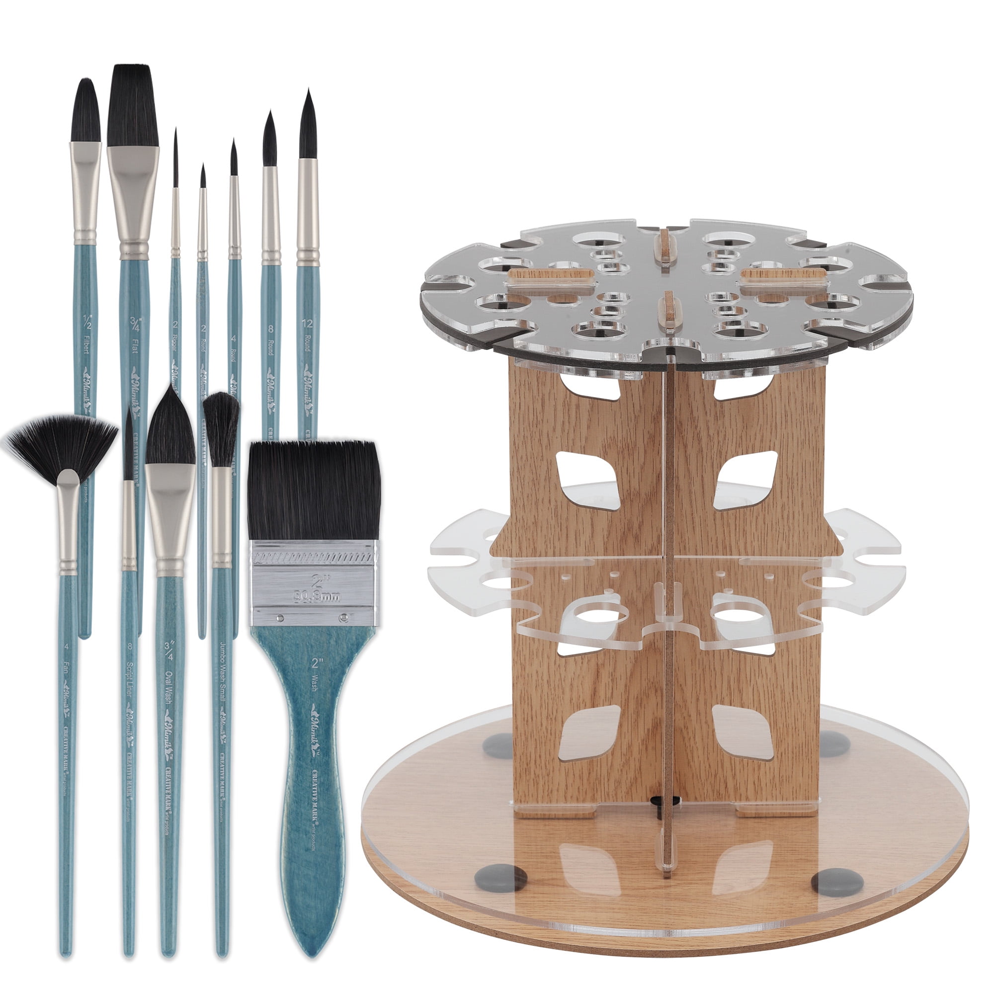 Mezzo Rotating Paint Brush Storage Rack with Mimik Squirrel ...