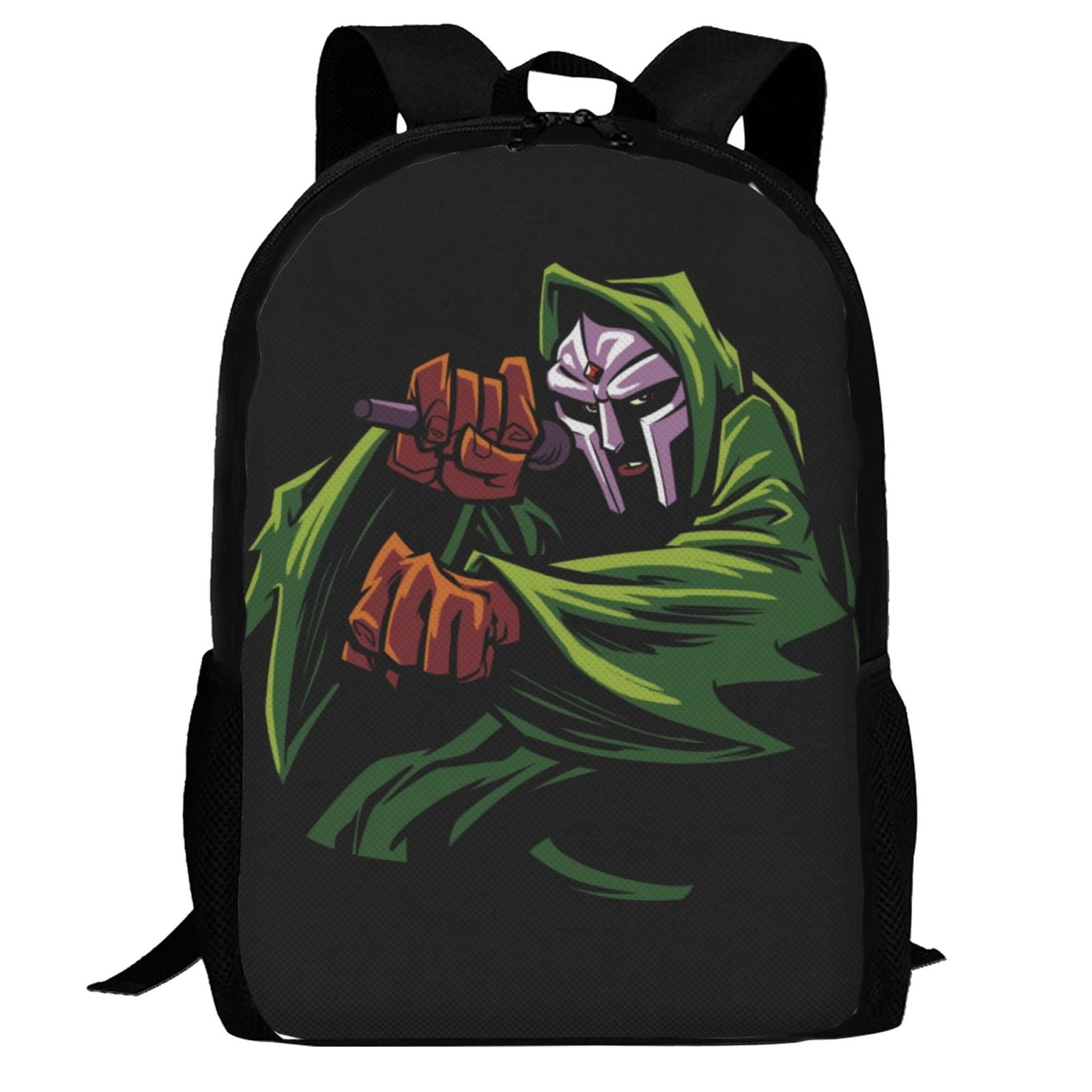 Mf Doom Backpack,3d Print Laptop Backpack Lightweight Casual Daypack ...