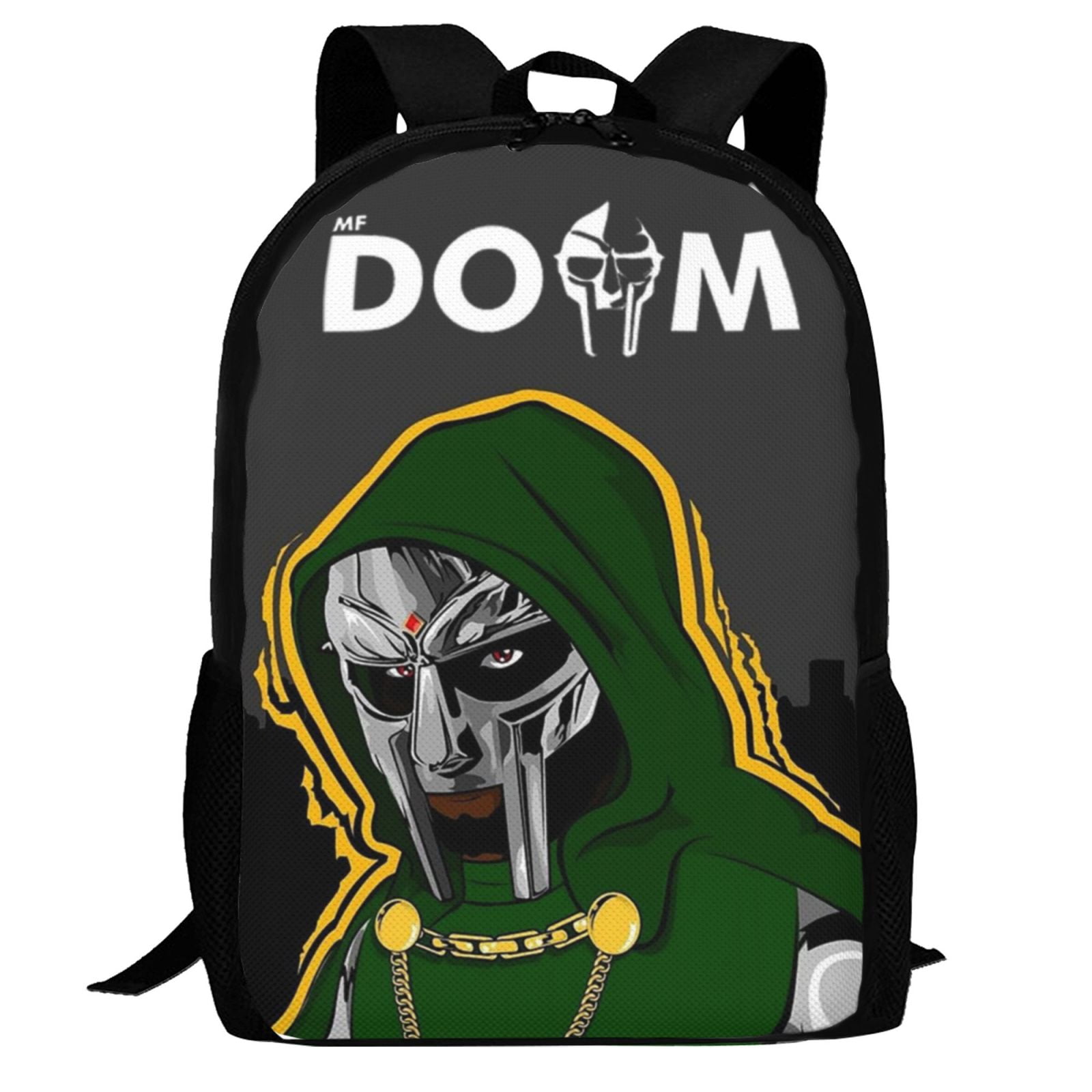 Mf Doom Backpack,3d Print Laptop Backpack Lightweight Casual Daypack ...
