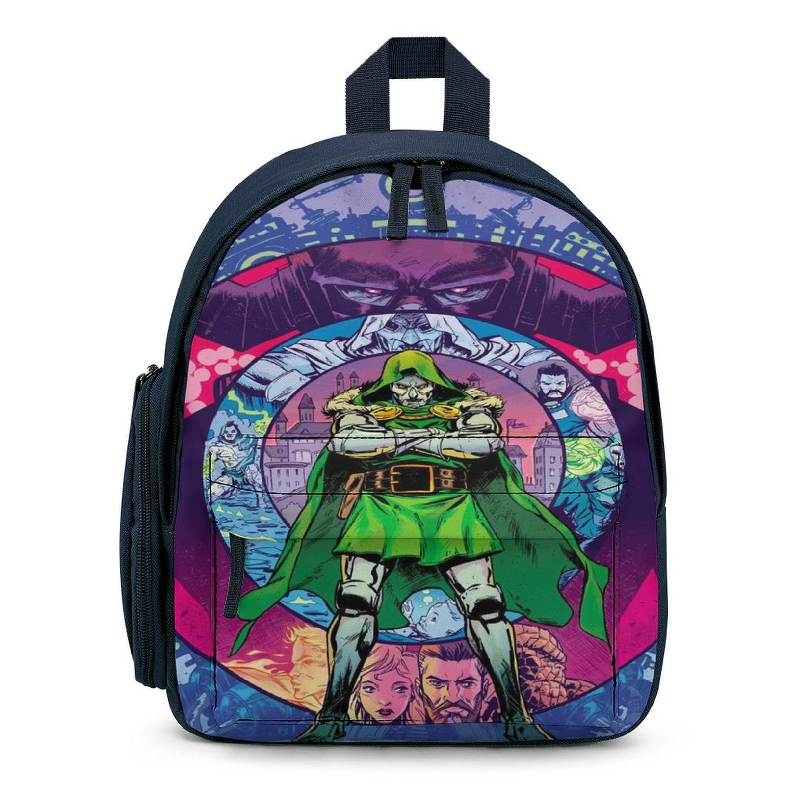 Mf Doom Backpack for Men Women Small Backpack with Front Pocket ...
