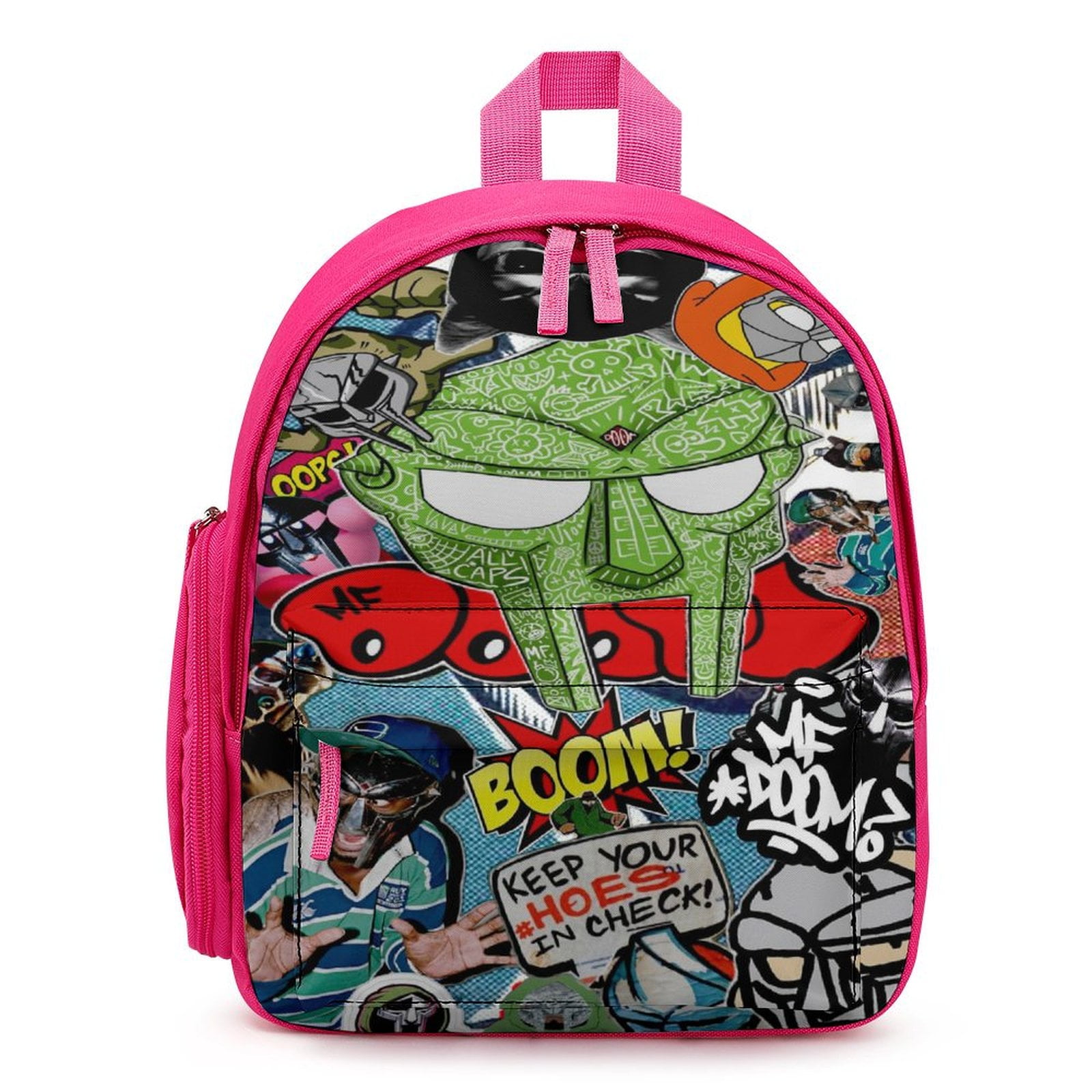 Mf Doom Backpack for Men Women Small Backpack with Front Pocket ...
