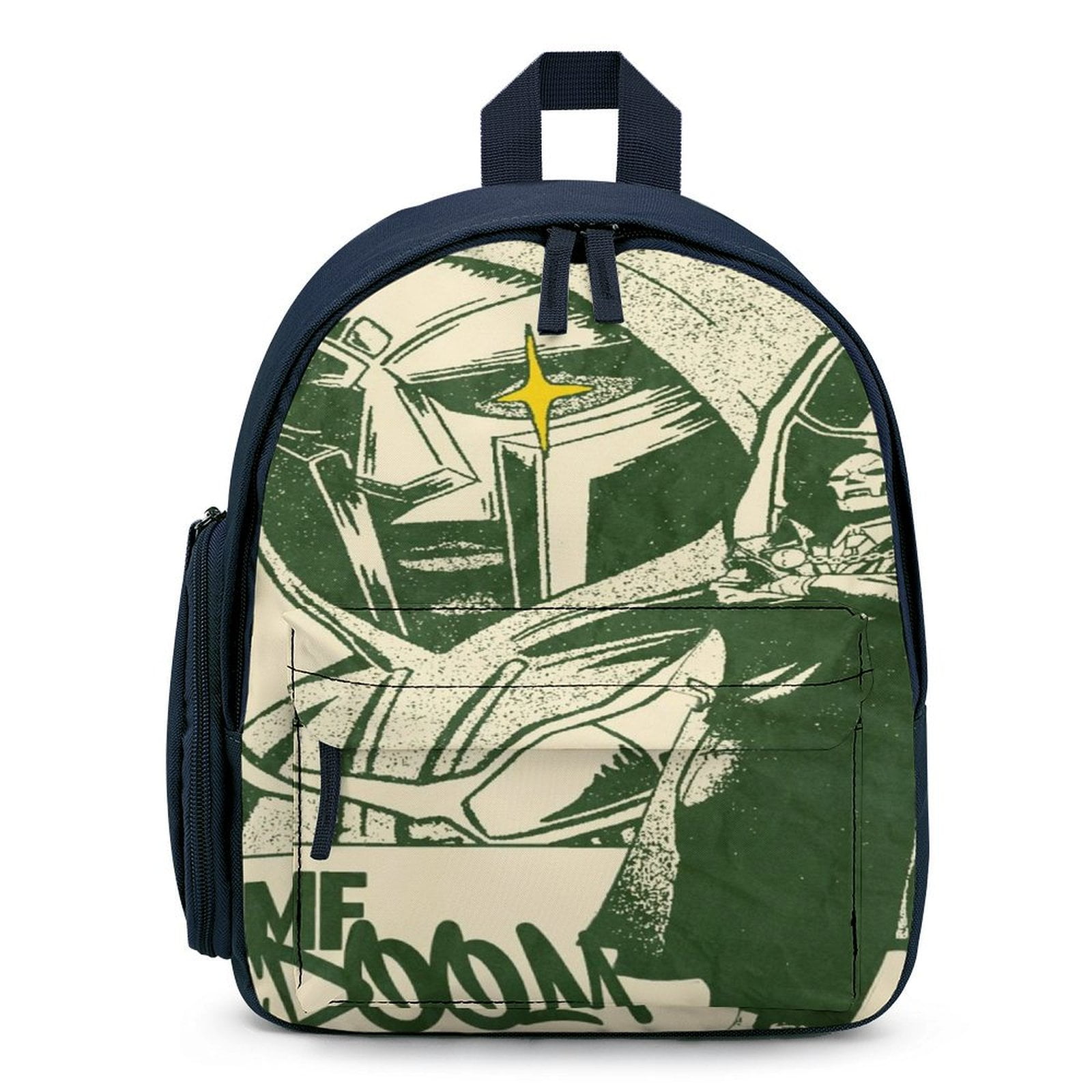 Mf Doom Backpack for Men Women Small Backpack with Front Pocket ...