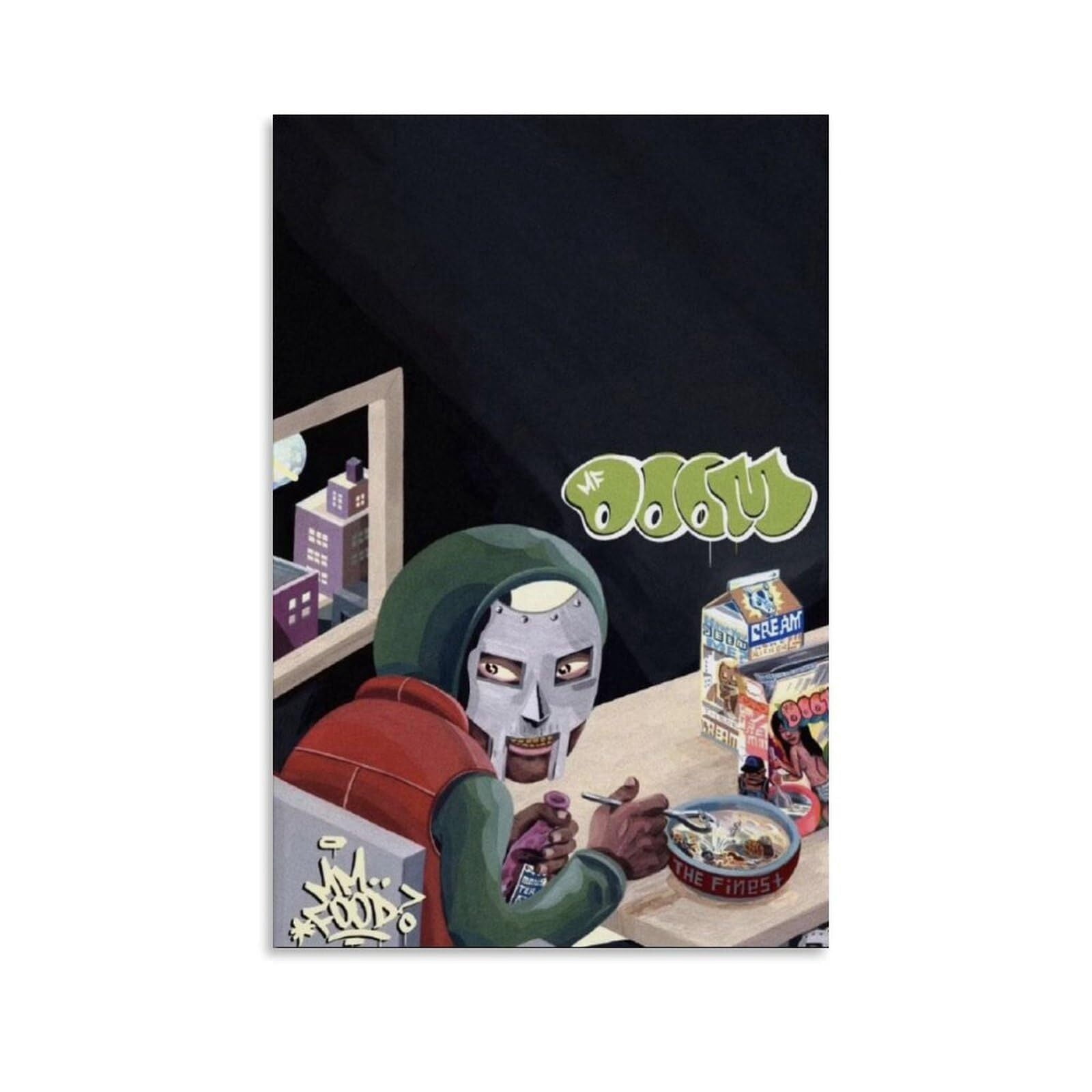 Mf Doom Canvas Poster Wall Art Decor Print Picture Paintings for Living ...