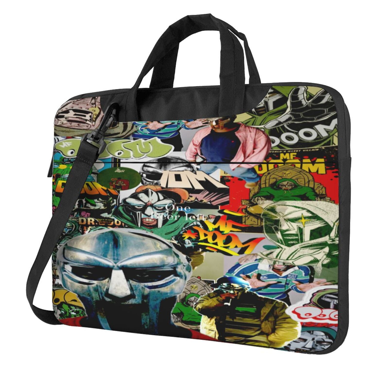 Mf Doom Laptop Bag For Women Men Waterproof Laptop Shoulder Bag 13-15.6 Inch Computer Messenger ...