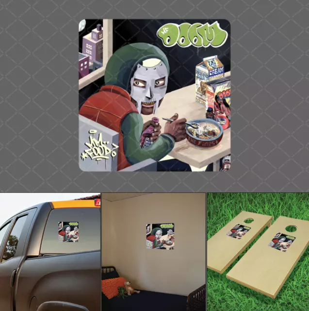 Mf Doom Mm Food Sticker Music Hip Hop Car Truck Window Wall Phone Decal ...