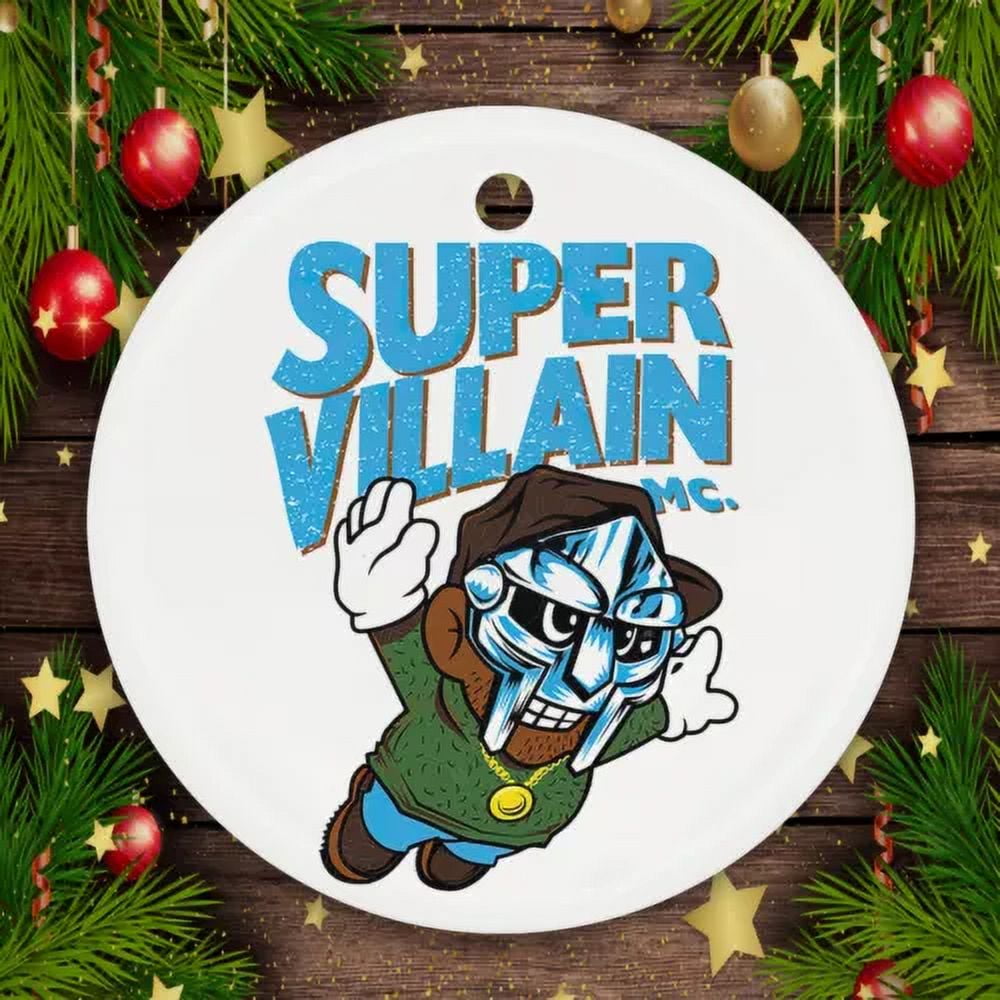 Mf Doom Ornament Fans Gift Christmas Ornament Gift Idea Family New Home ...