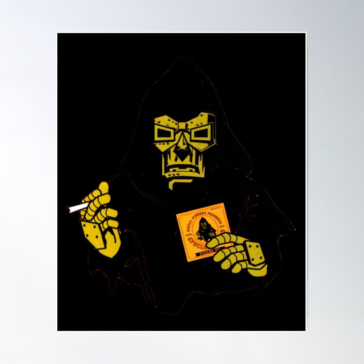 Mf Doom Poster Wall Art, Modern Wall Decor For Living Room Bedroom ...