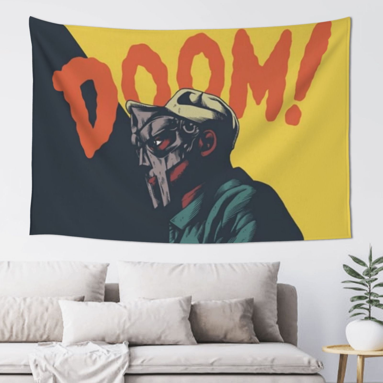 Mf Doom Tapestry Wall Hanging Home Decoration Wall Blanket Dormitory ...