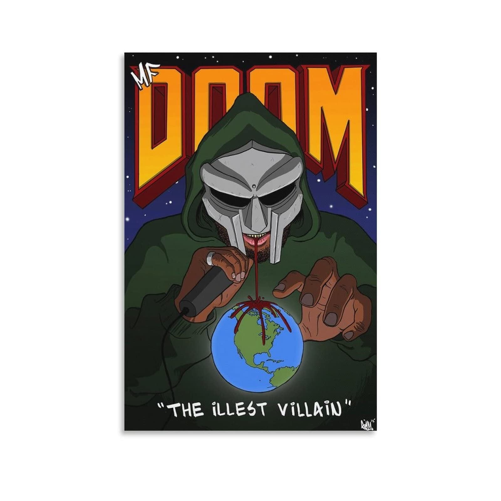 Mf Doom The Illest Villains Music Album Cover Poster Decorative ...