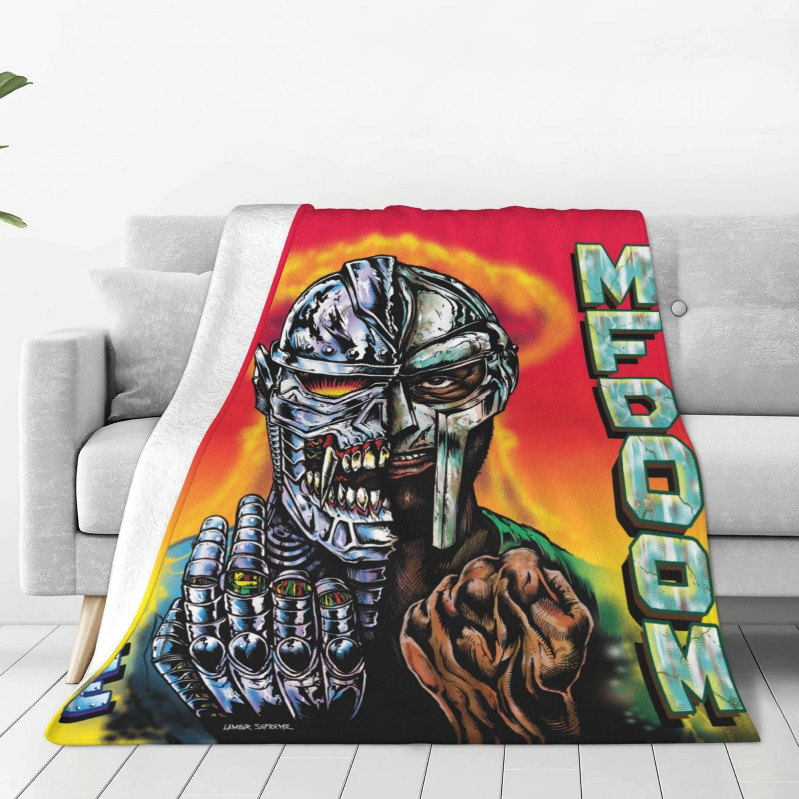 Mf Doom Ultra-Soft Micro Fleece Blanket Throw All Season Fuzzy ...