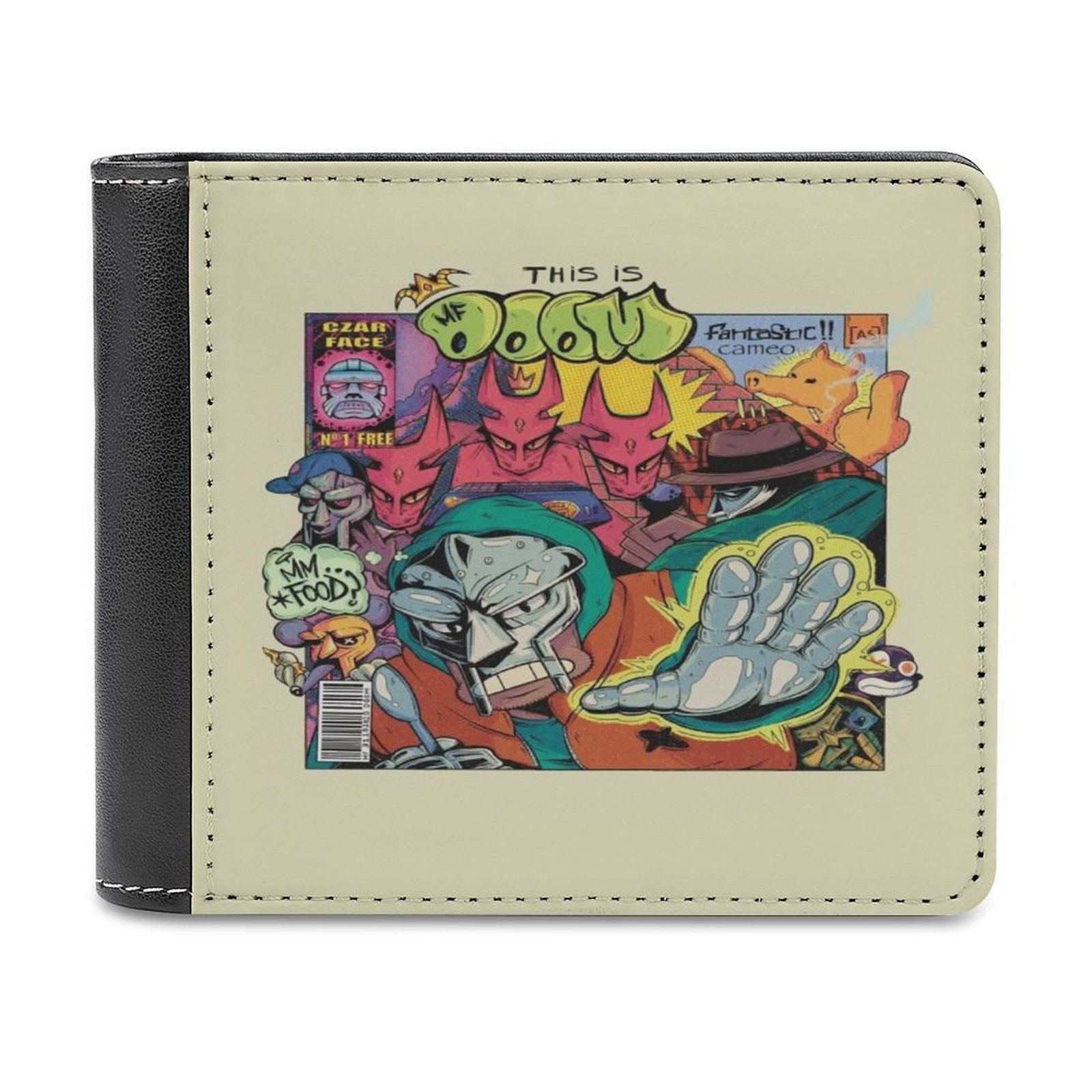 Mf Doom Wallet for Men Leather Purse Clutch Card Holders Travel Wallet ...