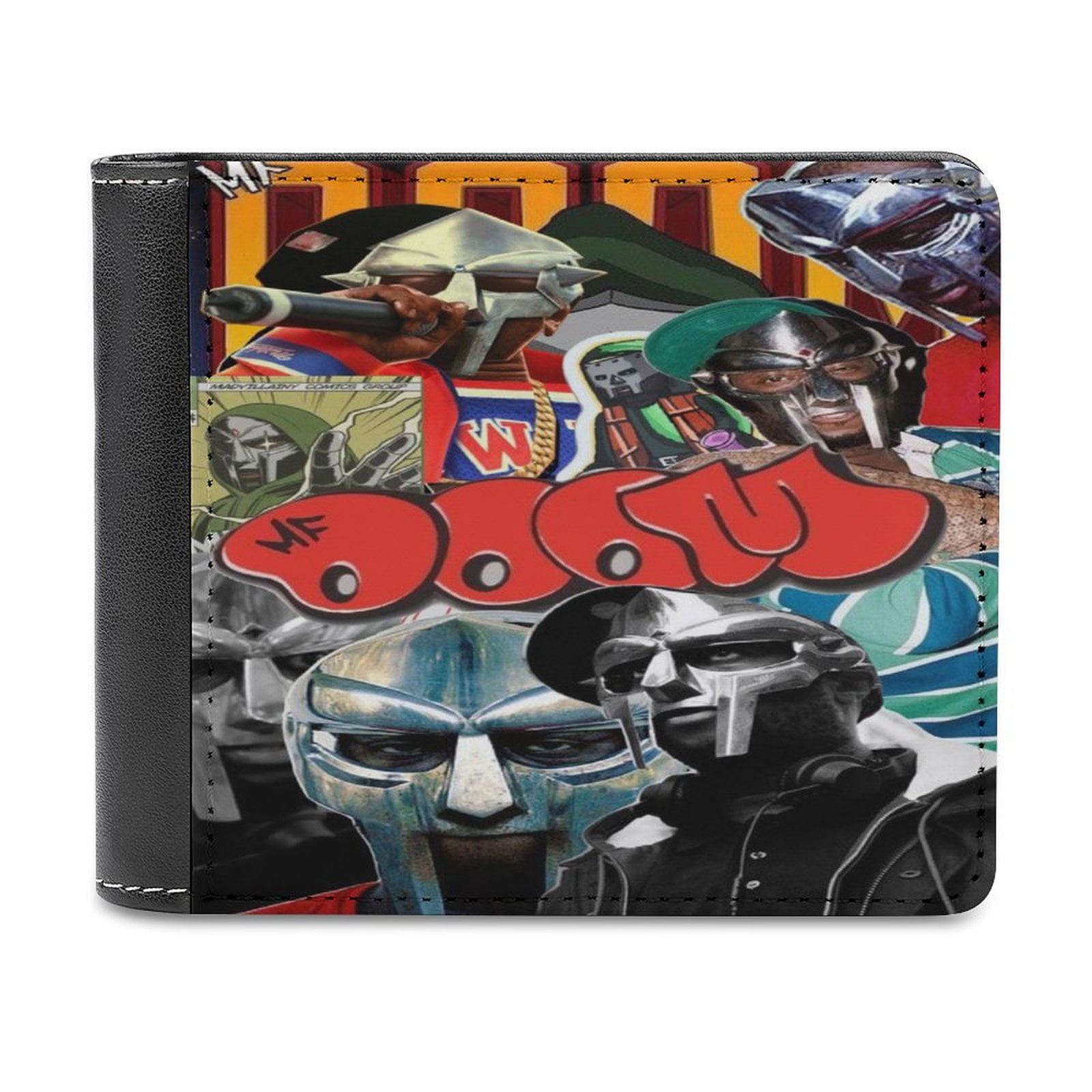 Mf Doom Wallet for Men Leather Purse Clutch Card Holders Travel Wallet ...